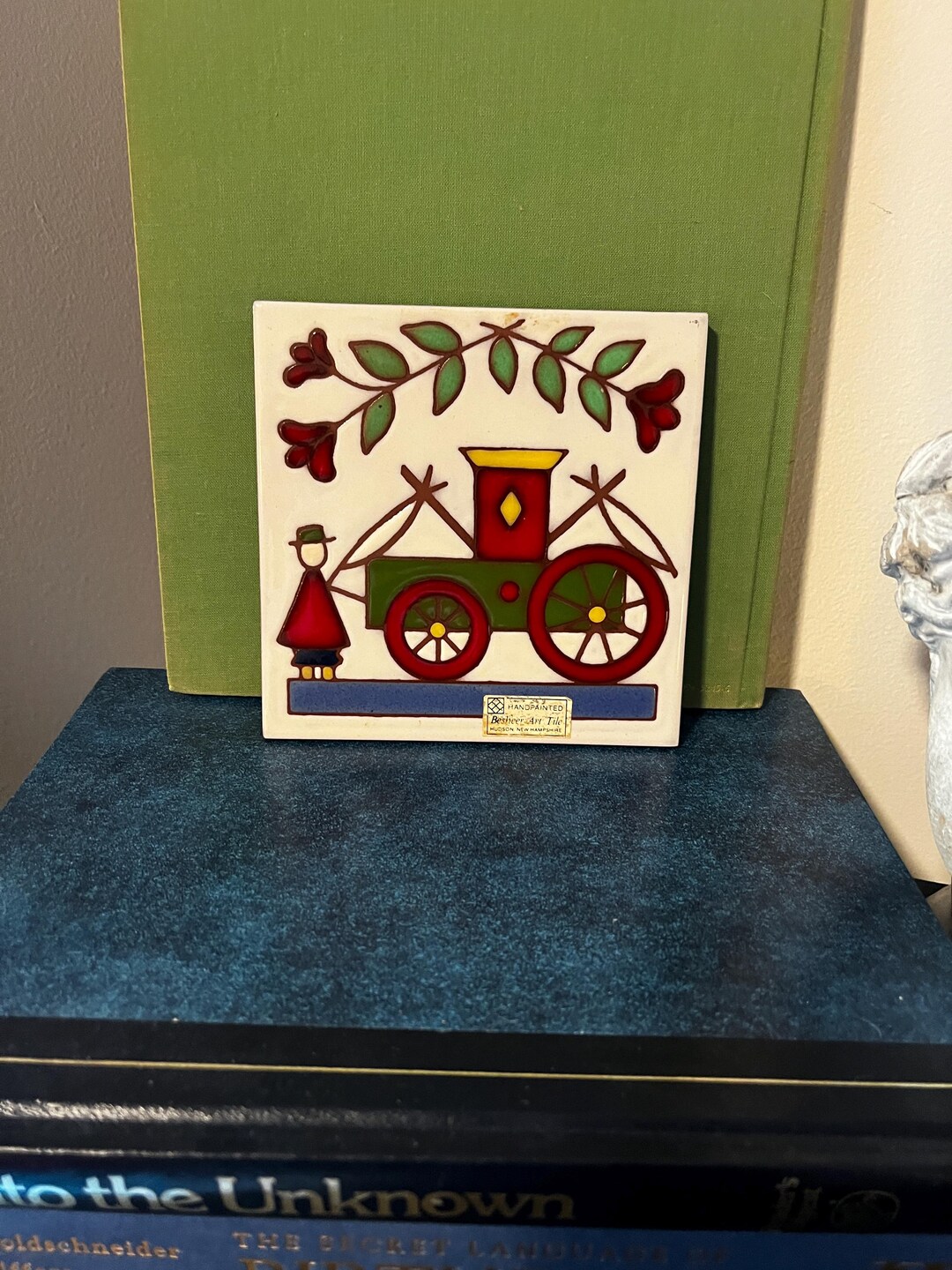 Besheer Art Tile, Bedford New Hampshire Ceramic Trivet - Etsy