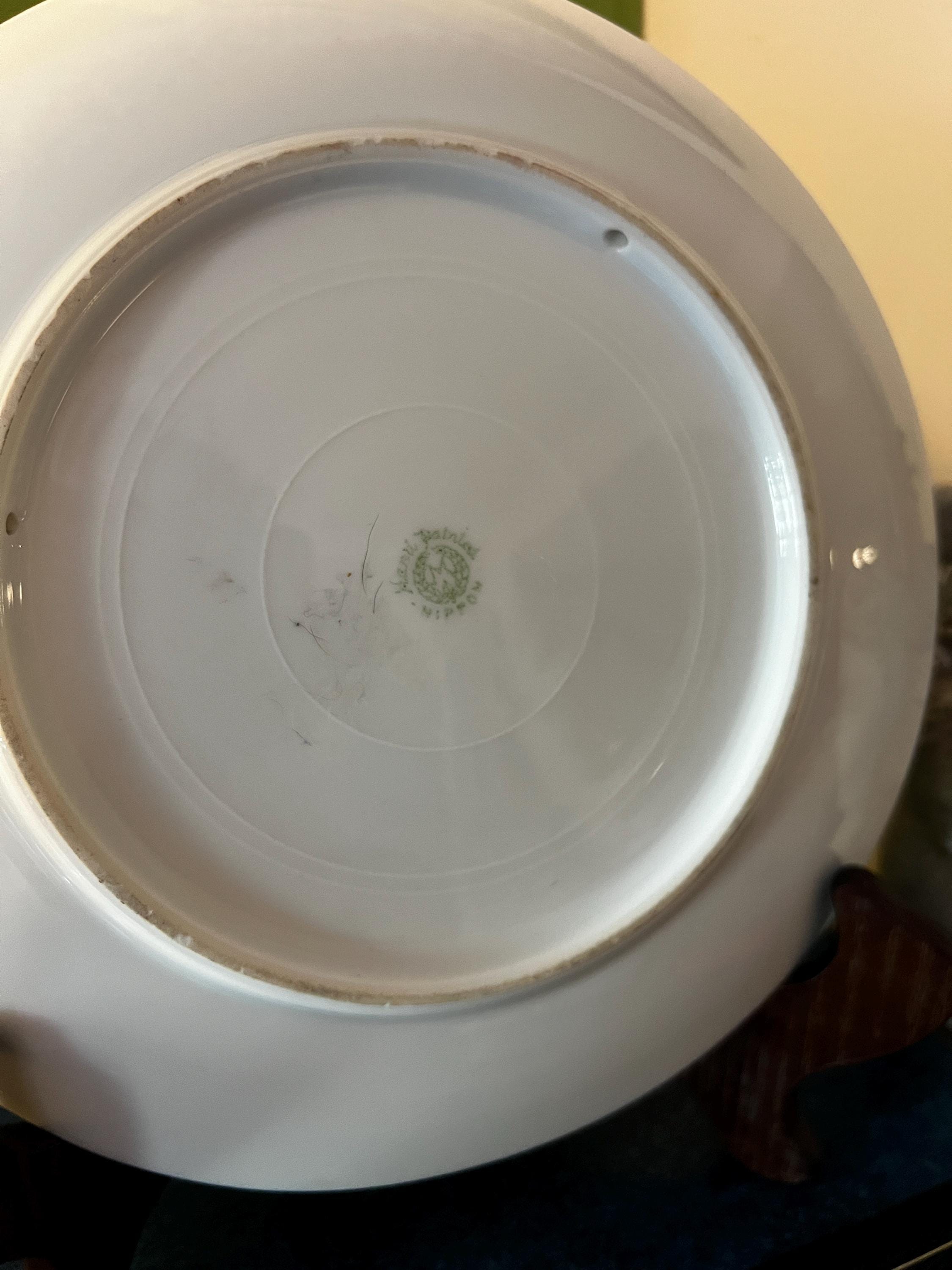 Hand-painted Nippon Porcelain Landscape Plate - Etsy