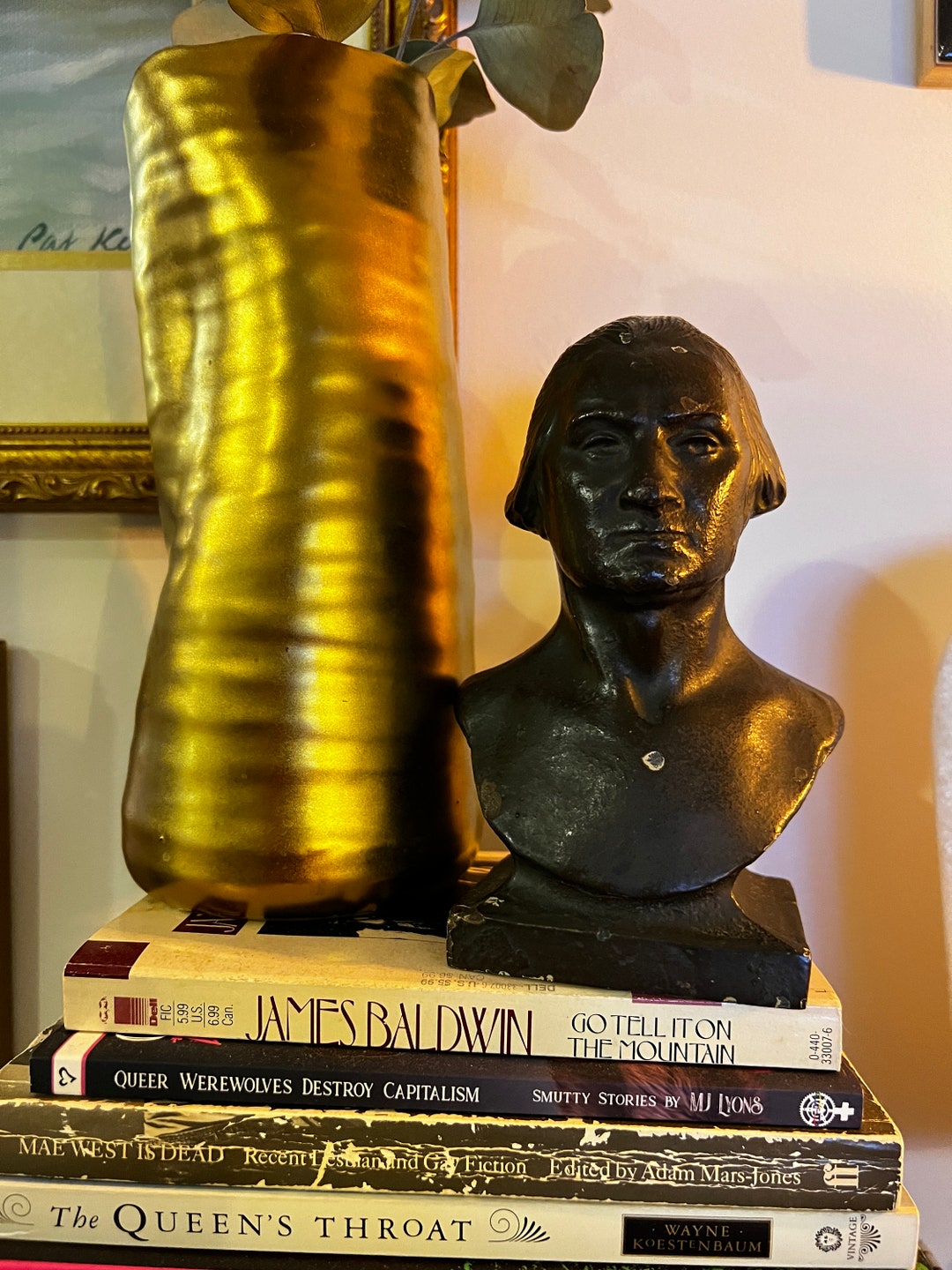 Cast Iron George Washington Figure Bookend - Etsy