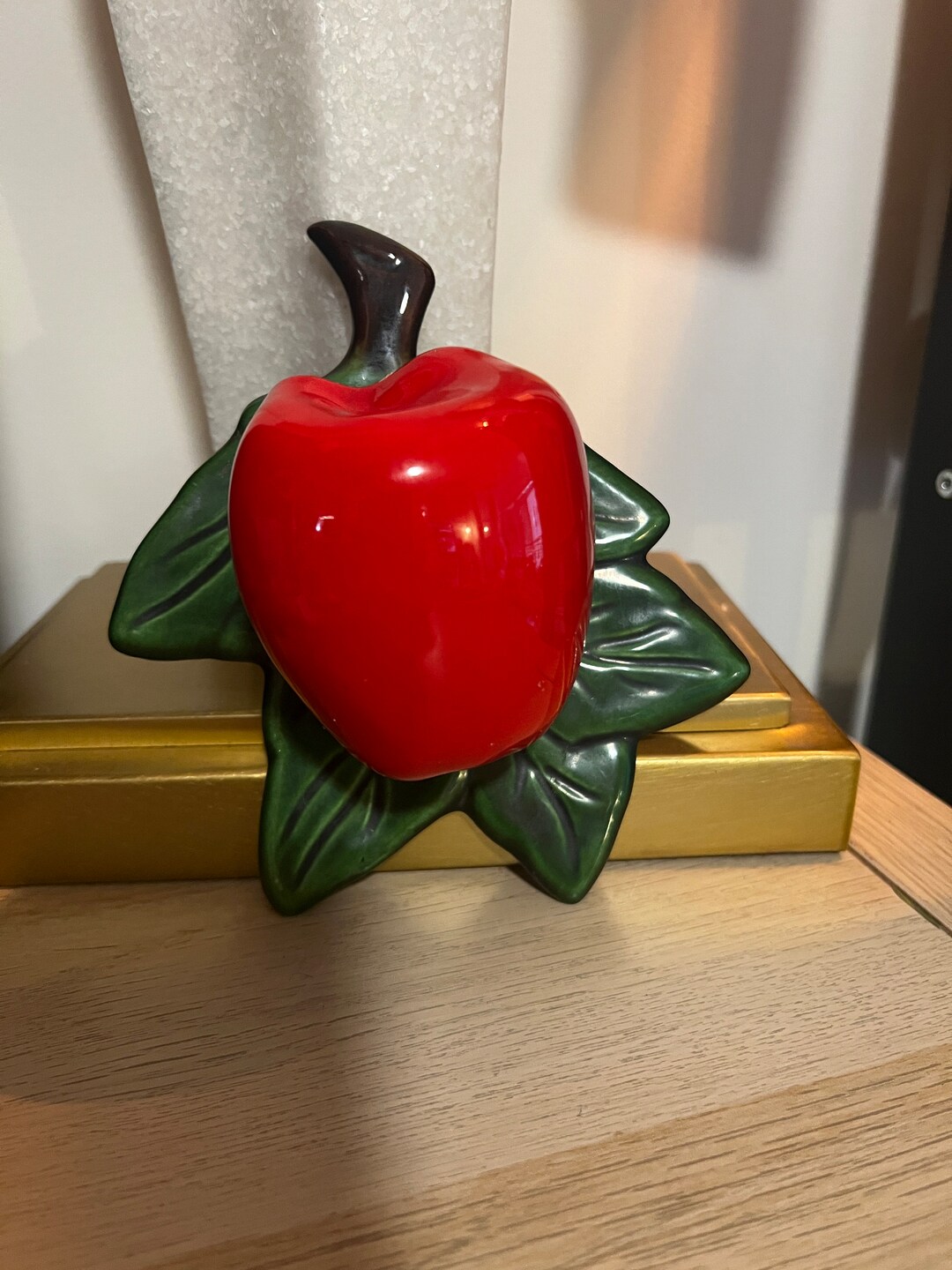 Vintage Treasure Craft Ceramic Apple Wall Planter/wall Pocket - Etsy