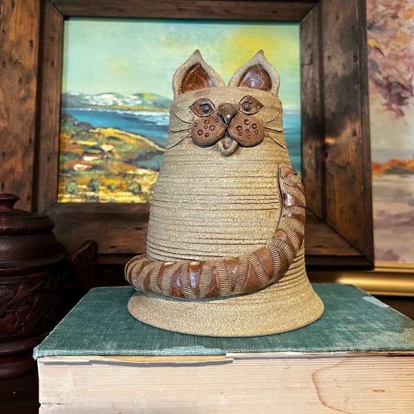Pottery Cat - Etsy