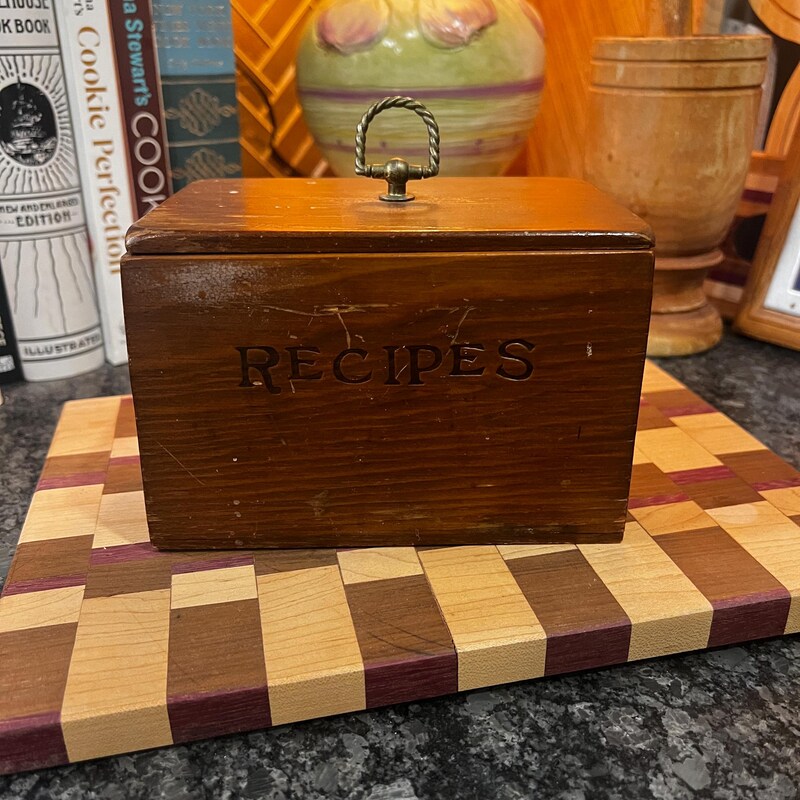 Rustic Recipe Box - Etsy
