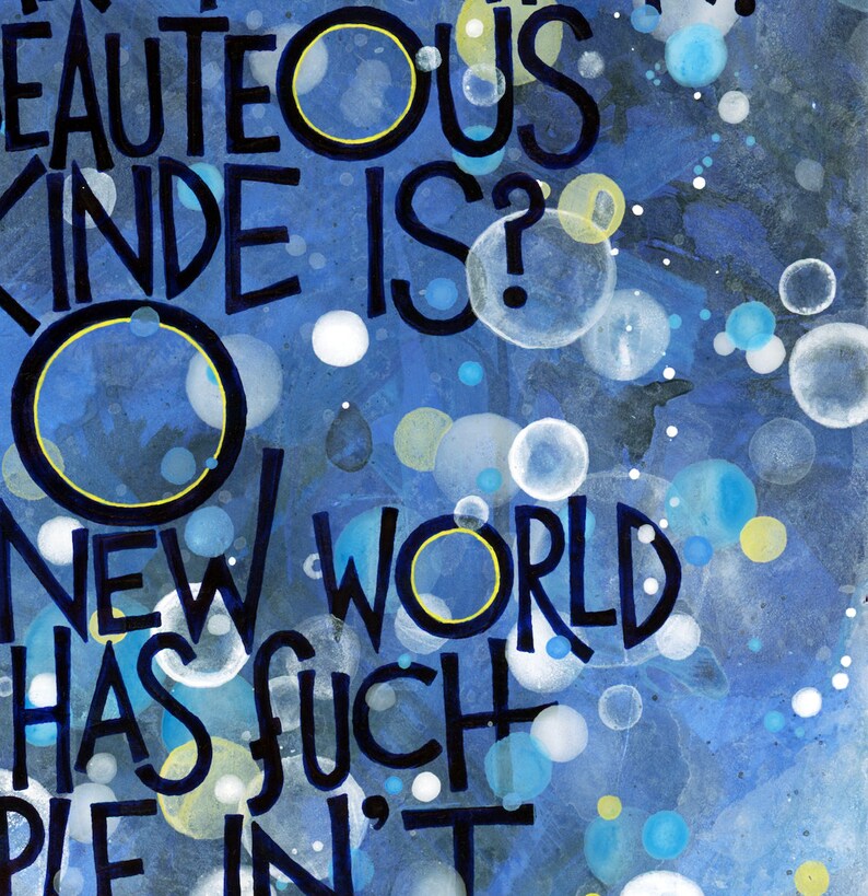 Shakespeare's the Tempest Quote Fine-art Print - Etsy