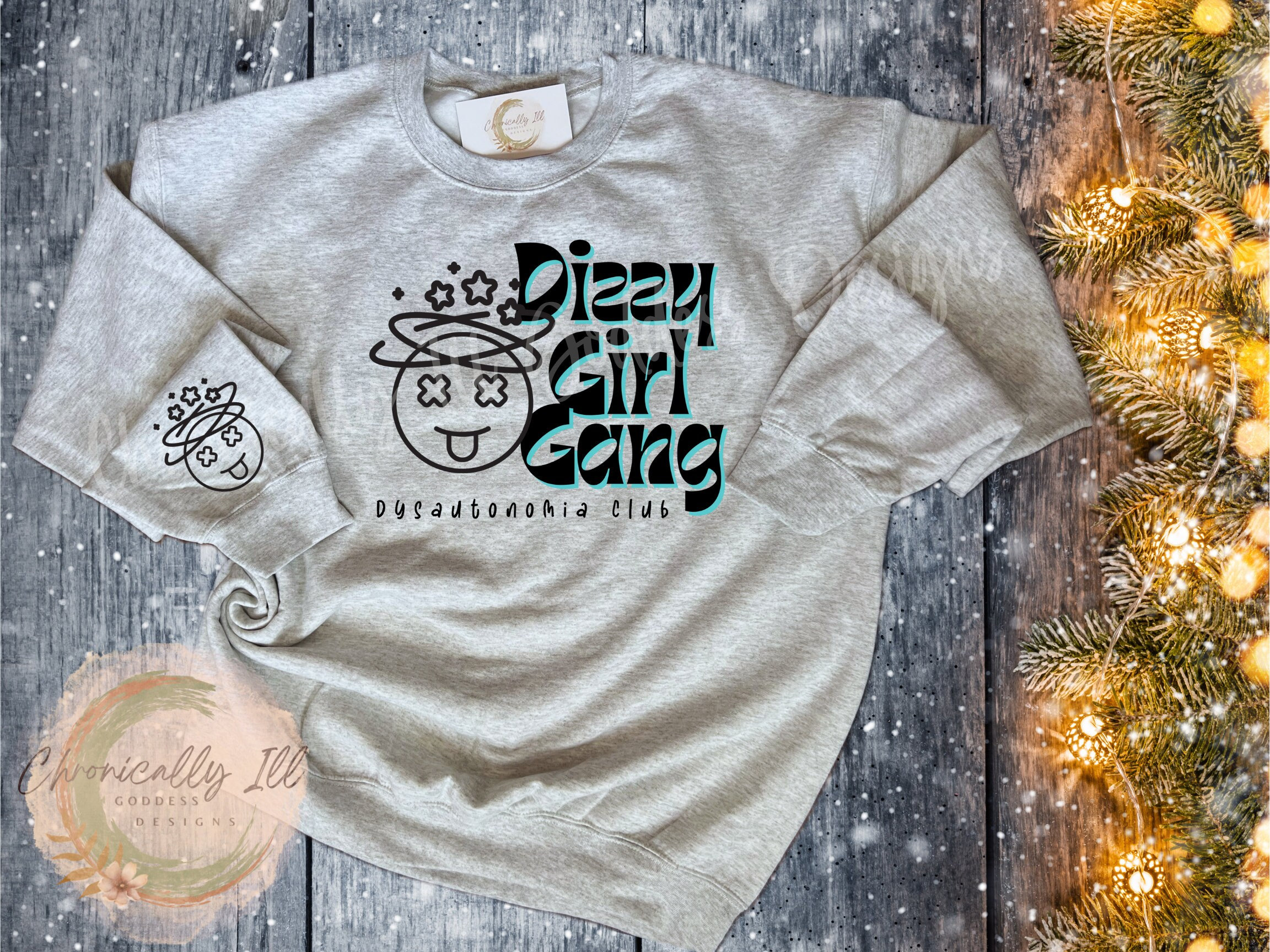 Dizzy Girl Gang Dysautonomoia Club Sweater Chronic Illness - Etsy