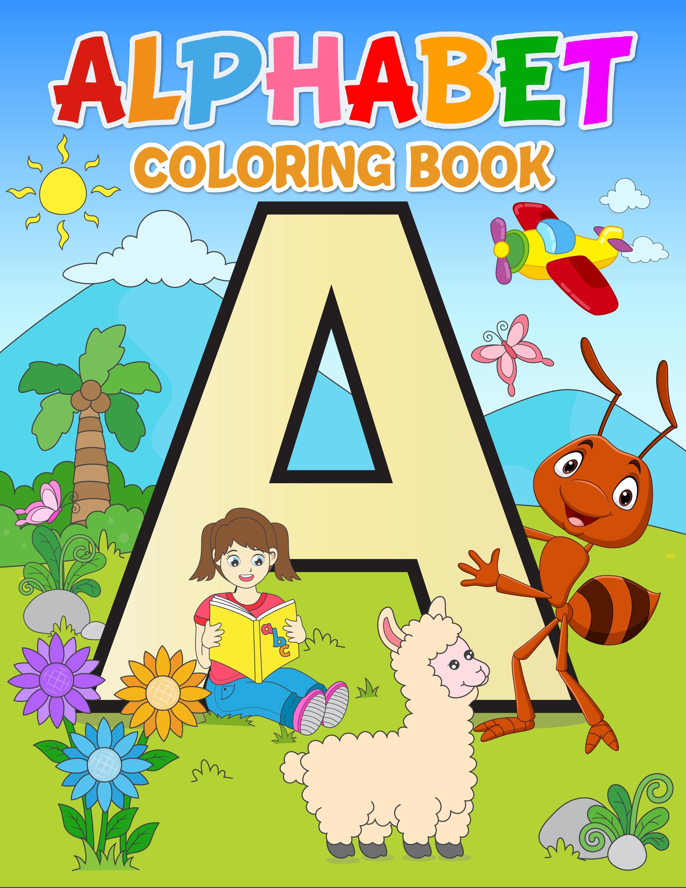 Alphabet Colouring Book for Kids - Etsy