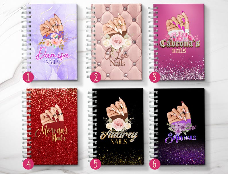 Custom Nails Appointment Book: Salon Tech Planner - Etsy
