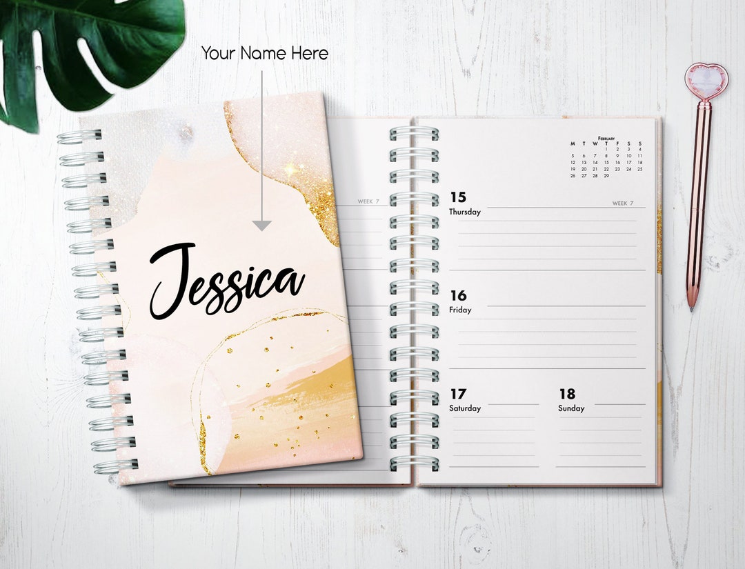 Agenda 2024 Personalized / Custom Hard Cover Agenda / Planner 2024 ...