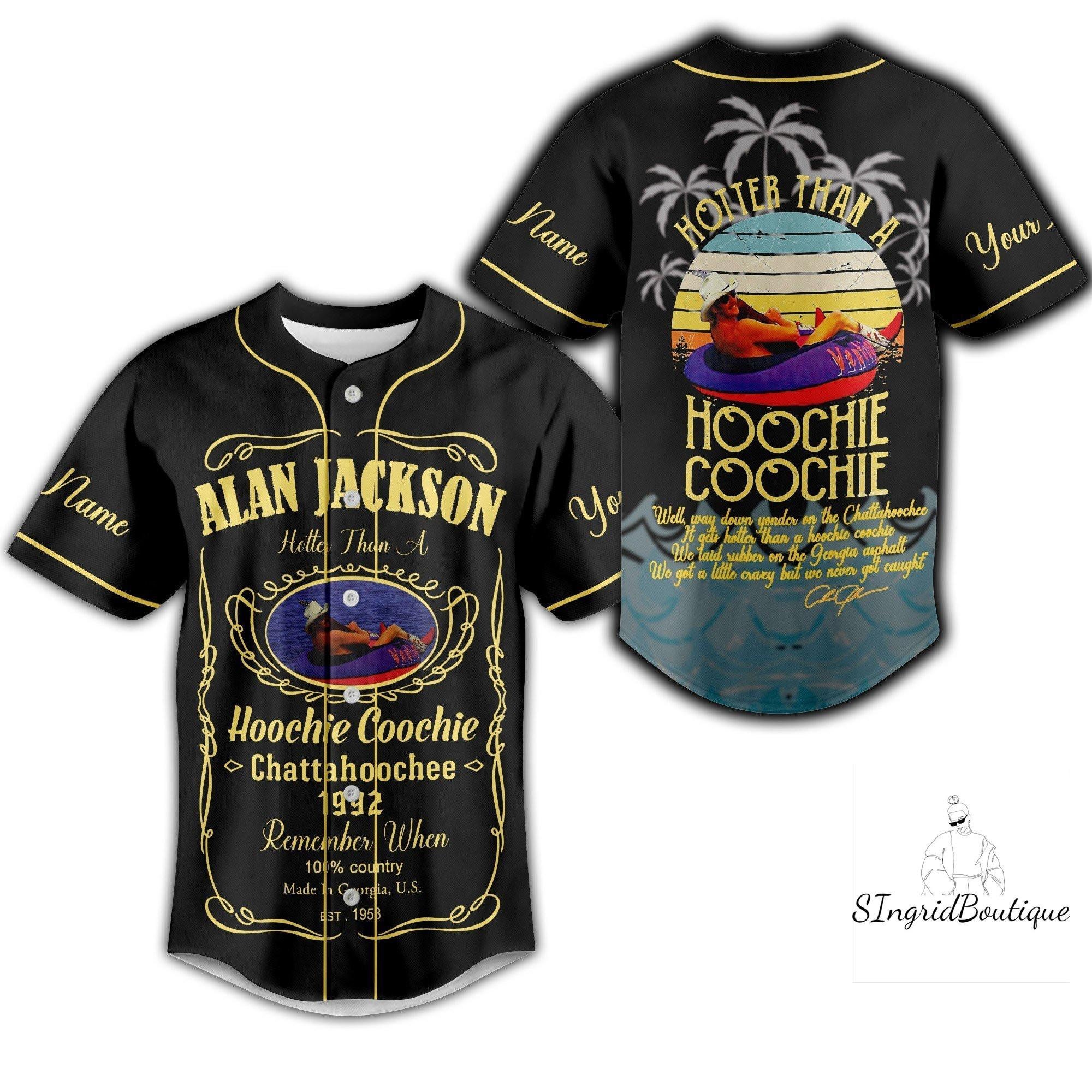 Alan Jackson Jersey Shirt, Custom Alan Jackson Baseball Jersey sold by ...