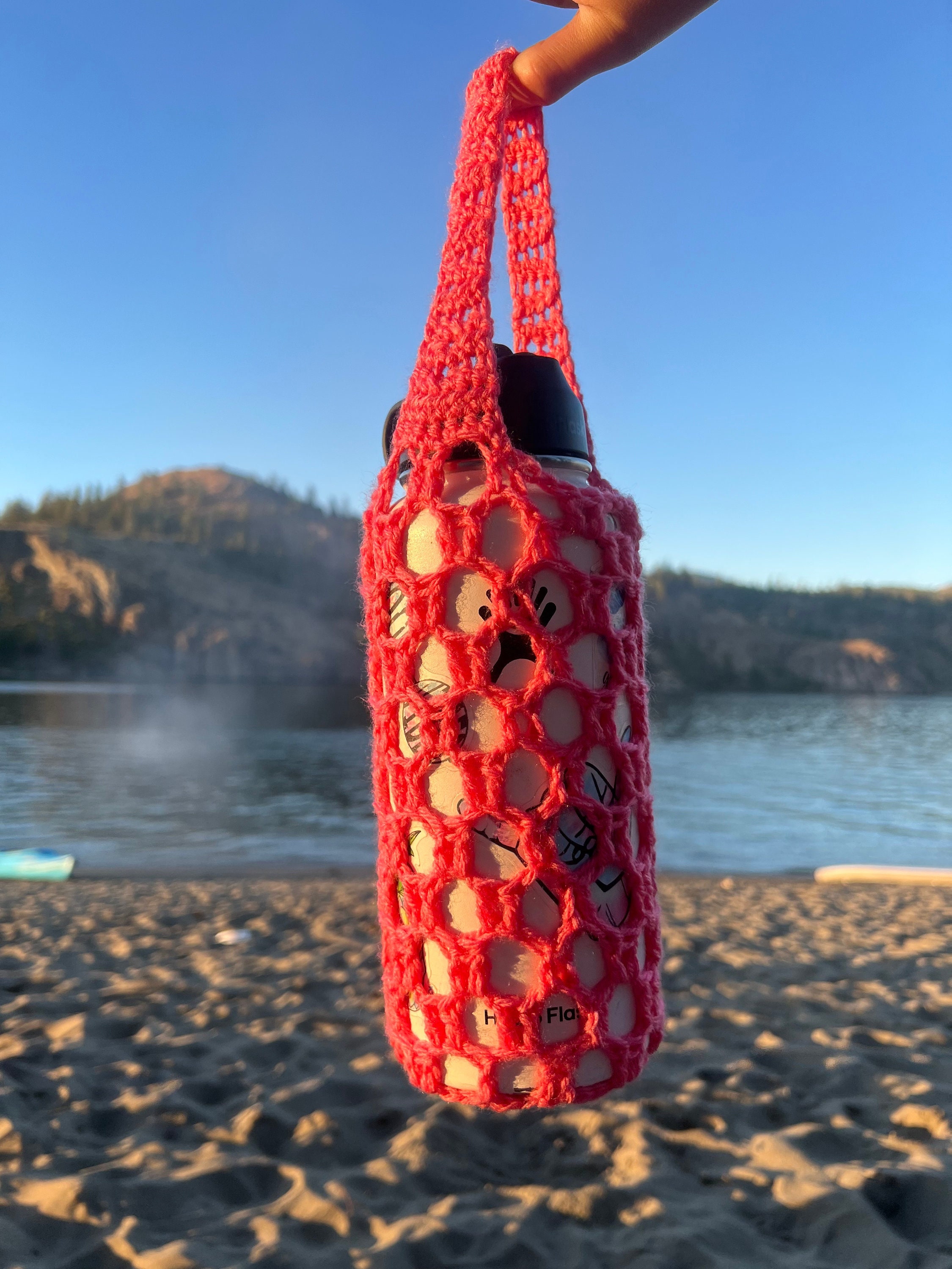 Crochet Water Bottle Holder - Etsy