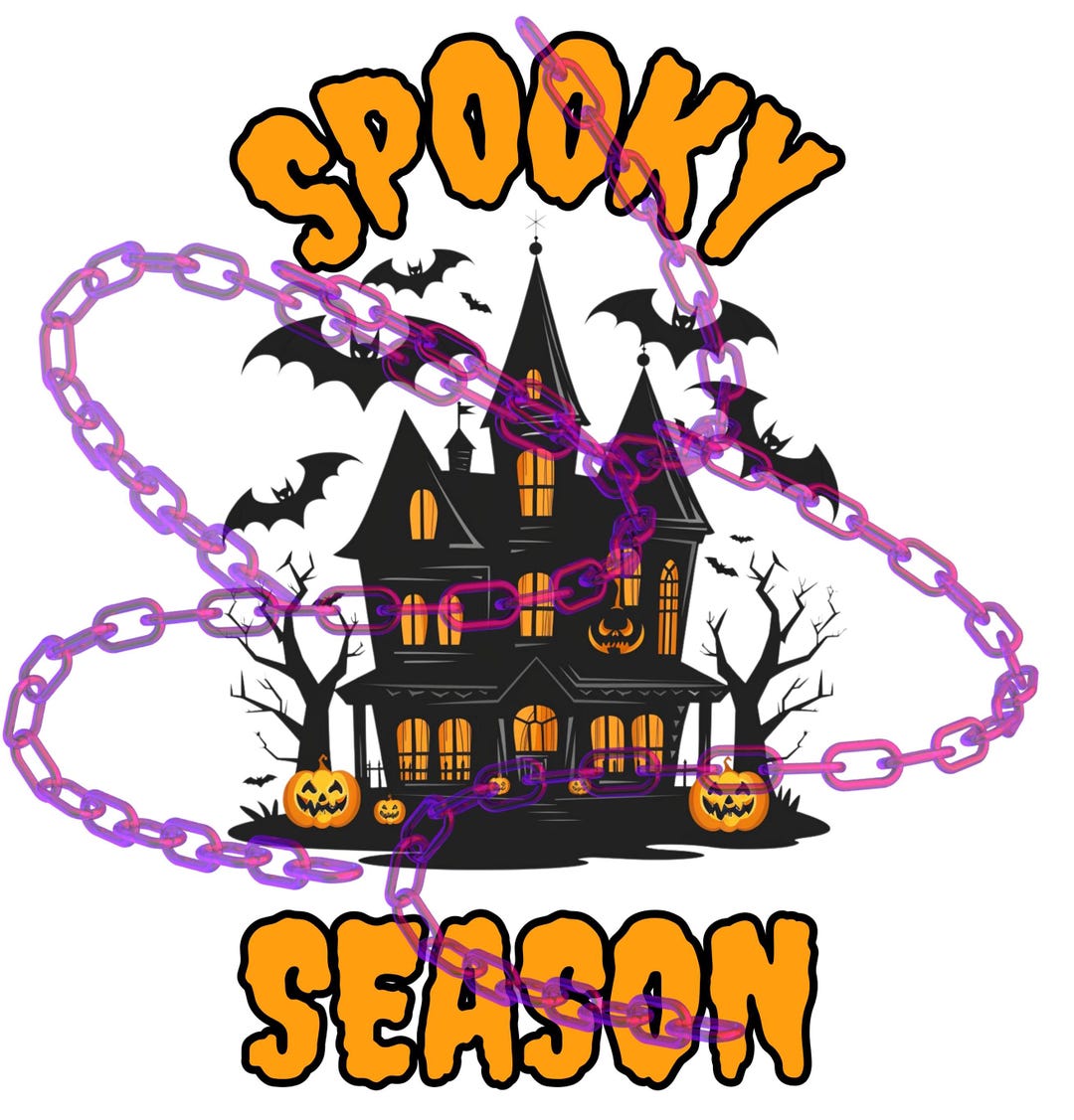 Spooky Season Drip Txt Spooky House Png, Great for Sublimation , and ...