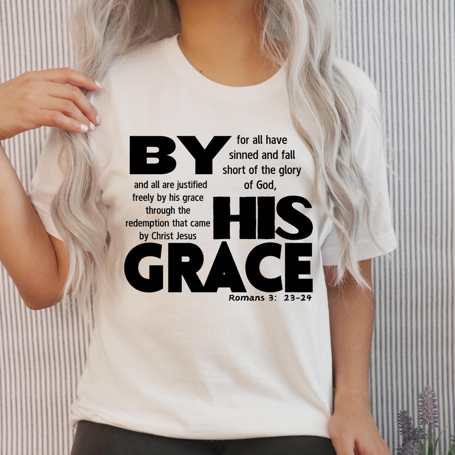 By His Grace Design Digital Download PNG File Sublimation Design DTF ...