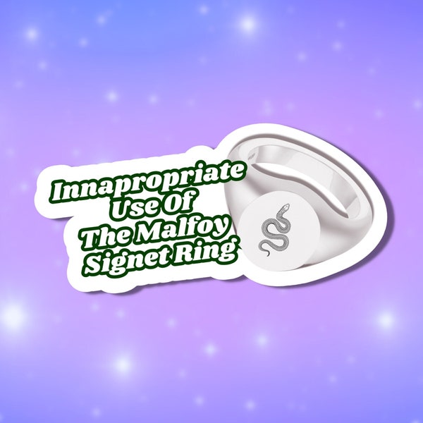 Draco Malfoy Ring - Shop Online - Etsy