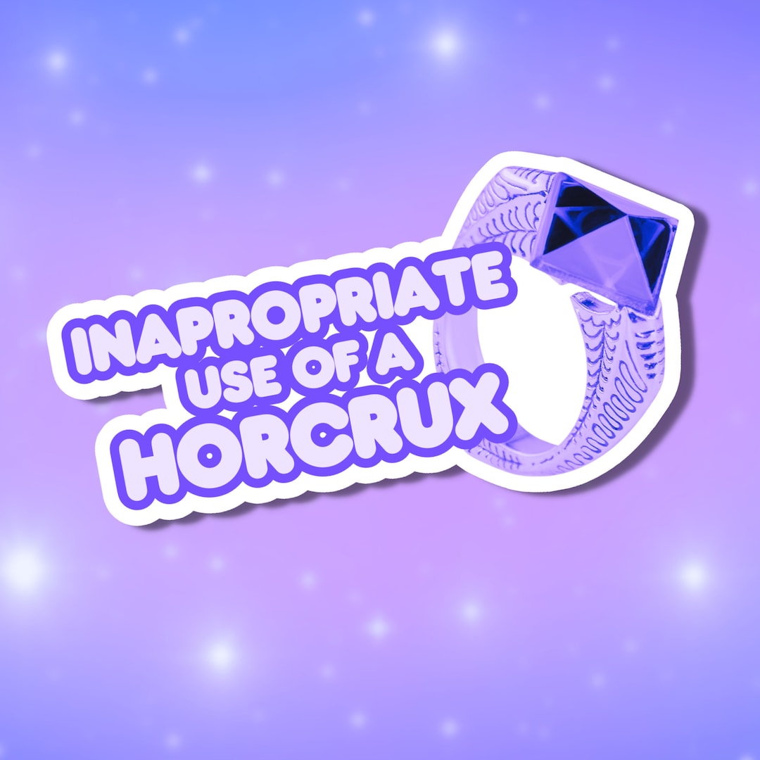 Inapropriate Use of A Horcrux Gaunt Ring Sticker, AO3 Fanfiction Tom ...
