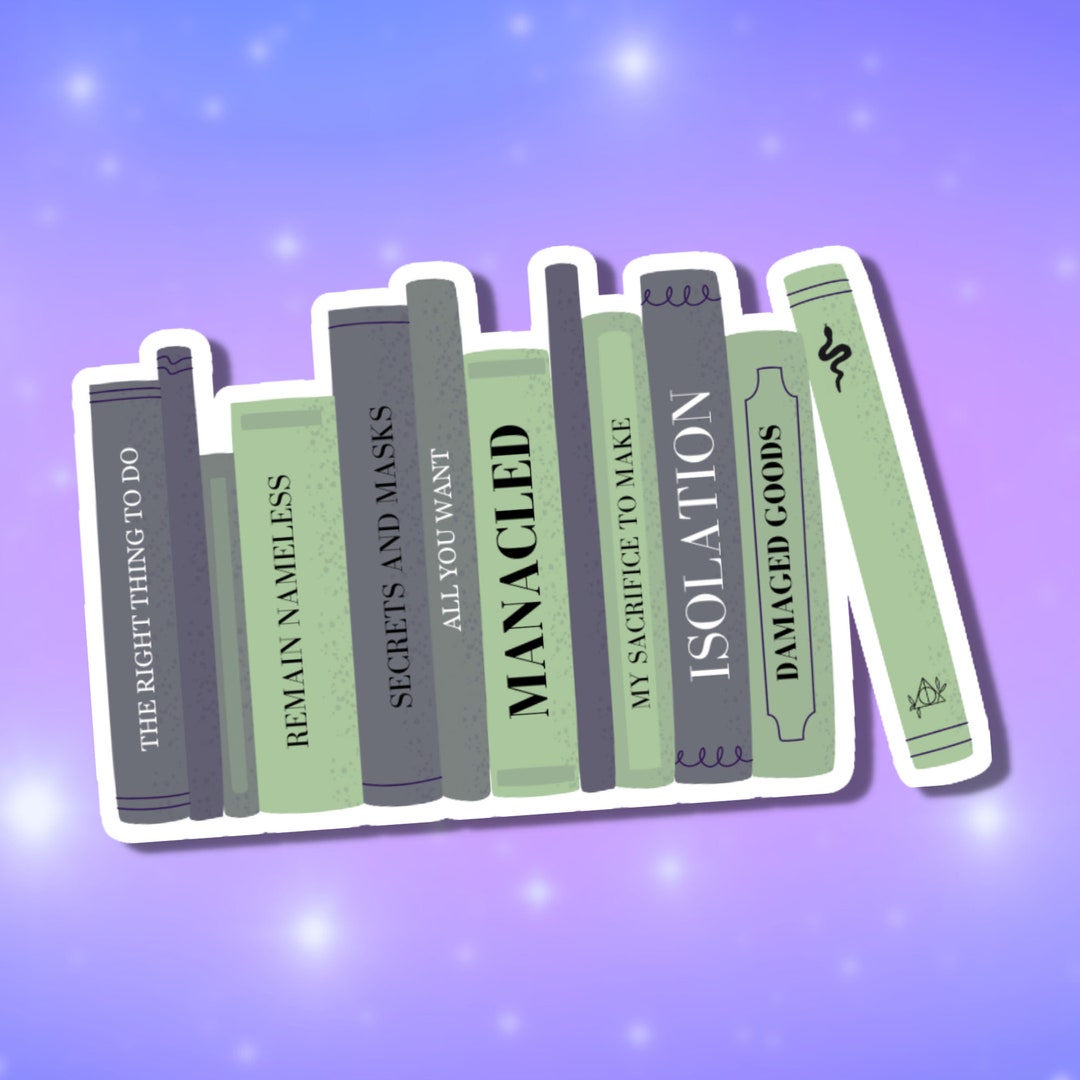 Dramione Books Sticker, Manacled, AO3 Fanfiction, Draco Malfoy ...