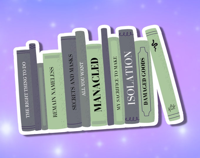 Dramione Books Sticker, Manacled, AO3 Fanfiction, Draco Malfoy ...