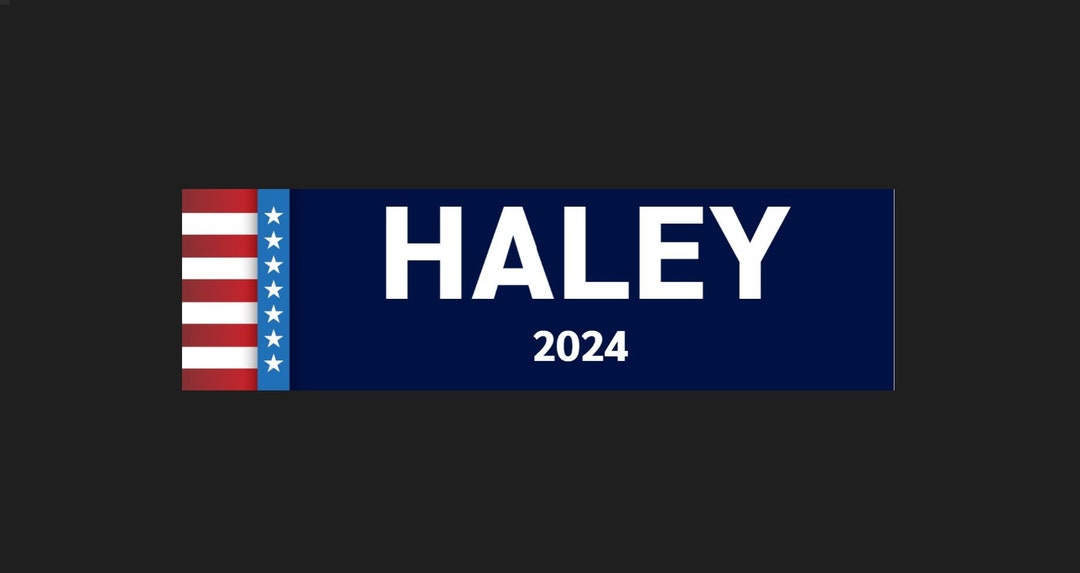 Haley for President 2024 Bumper Sticker - Etsy