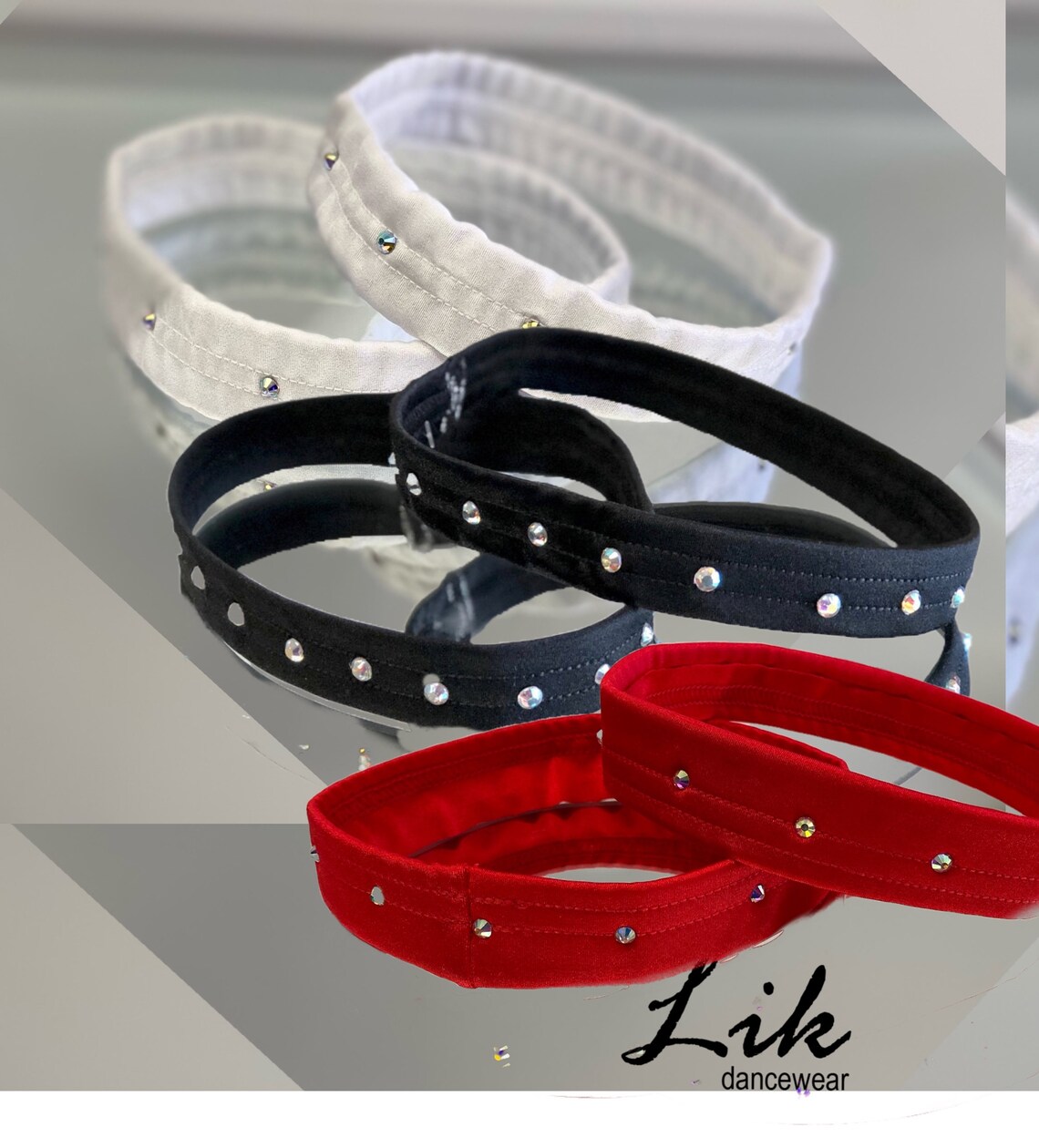 Garters Bundles 3 Pair Money Holders Pair Spandex With Rhinestone ...