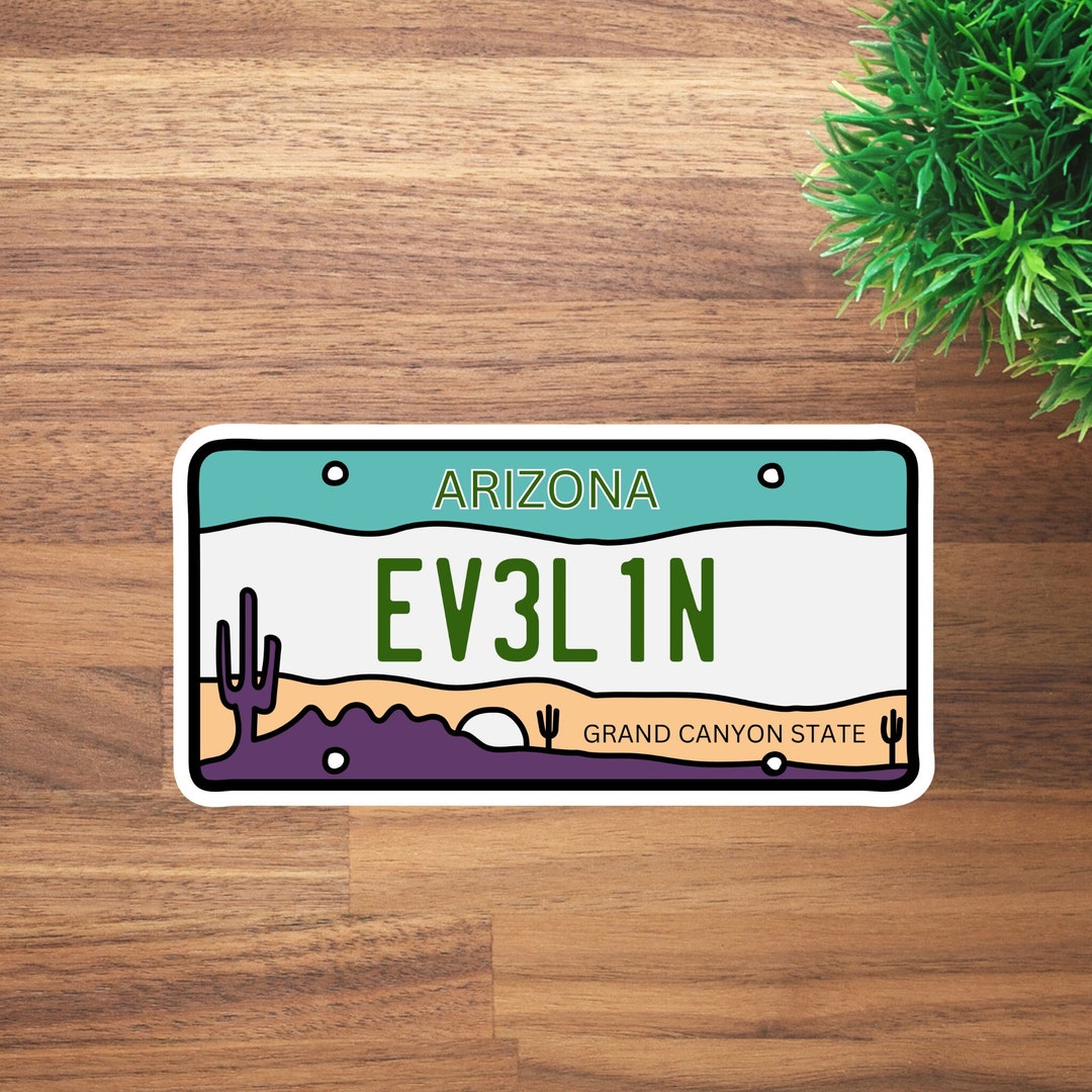 TWISTED METAL EV3L1N Sticker License Plate - Kiss-cut Stickers - Evelyn ...