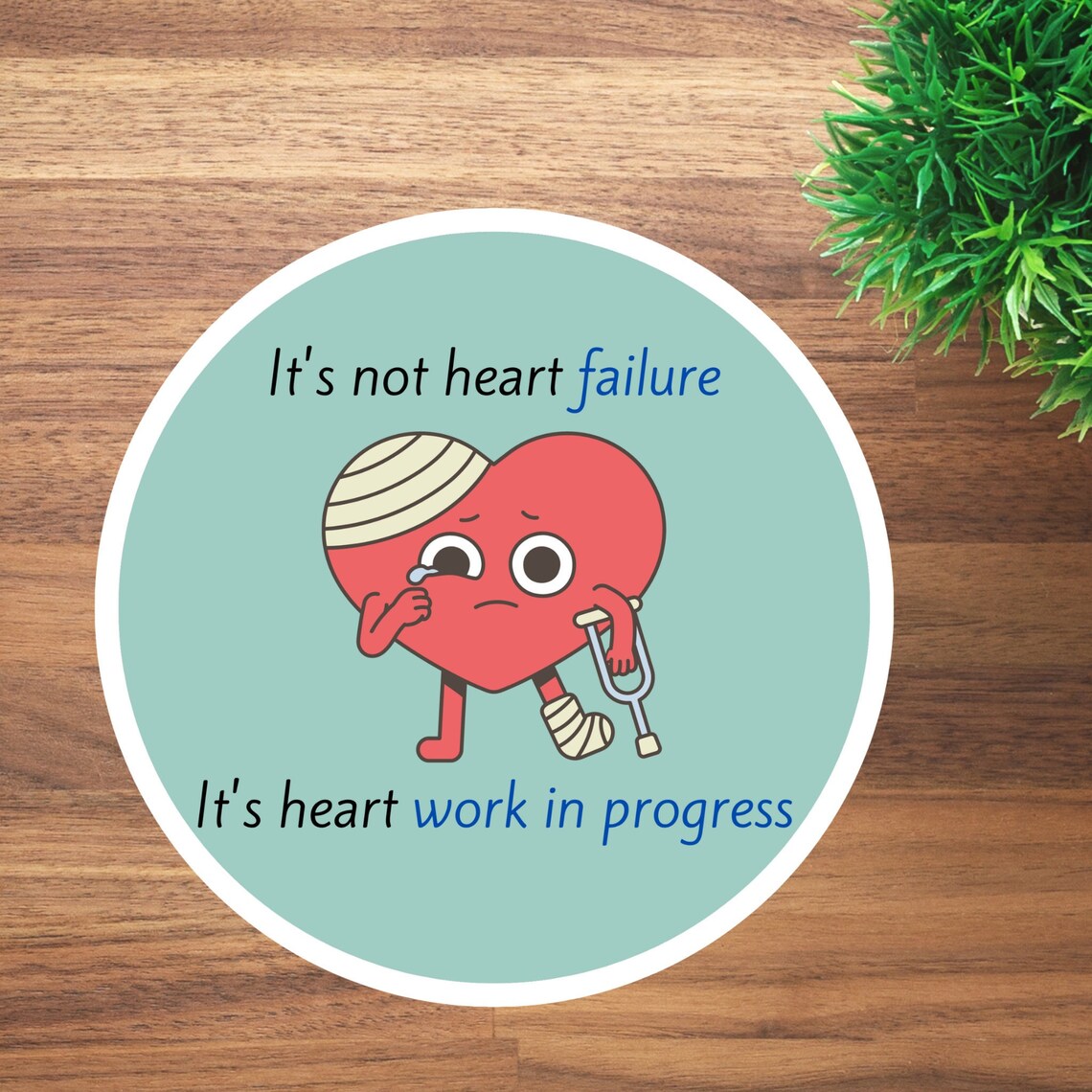 Cardiology Sticker - Heart Failure - Medical Kiss-cut Stickers - Etsy