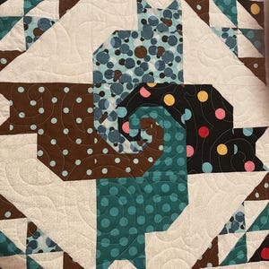 Swirl Cat Tails Quilt - Etsy