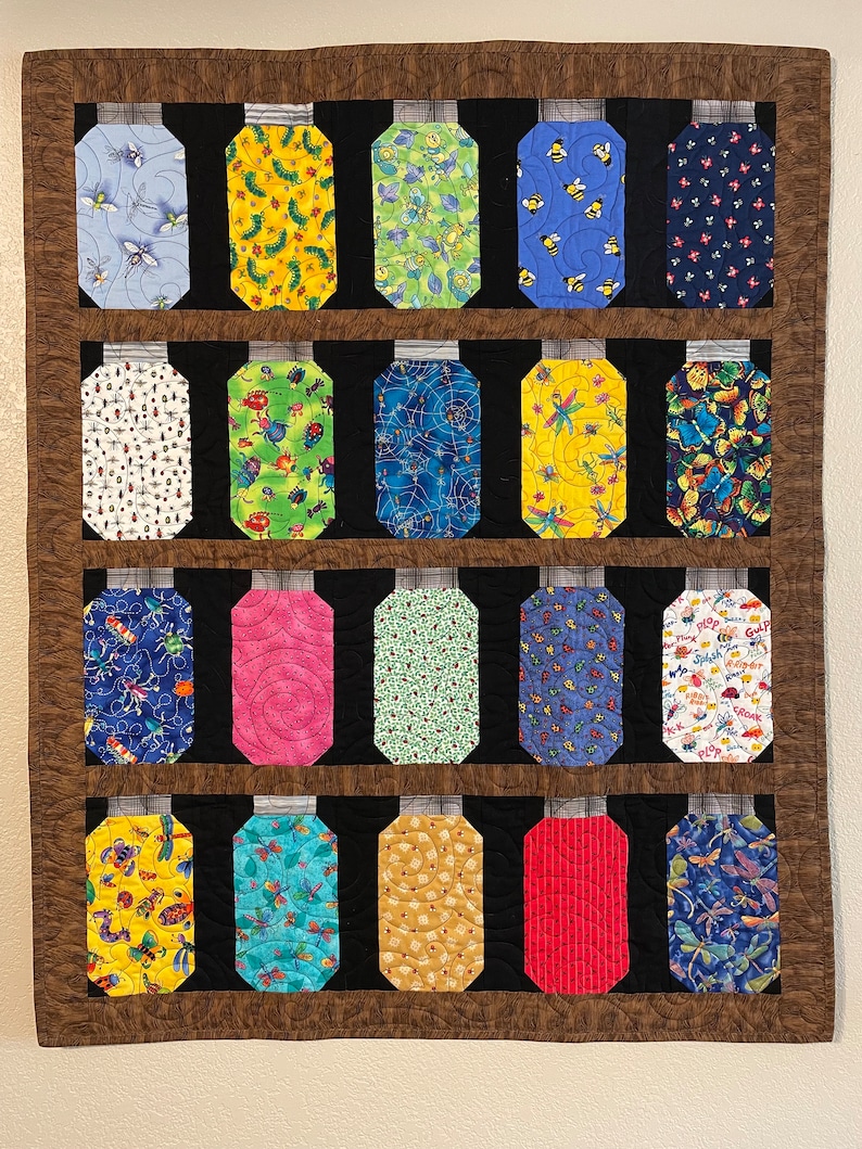 Bugs in a Jar Quilt - Etsy