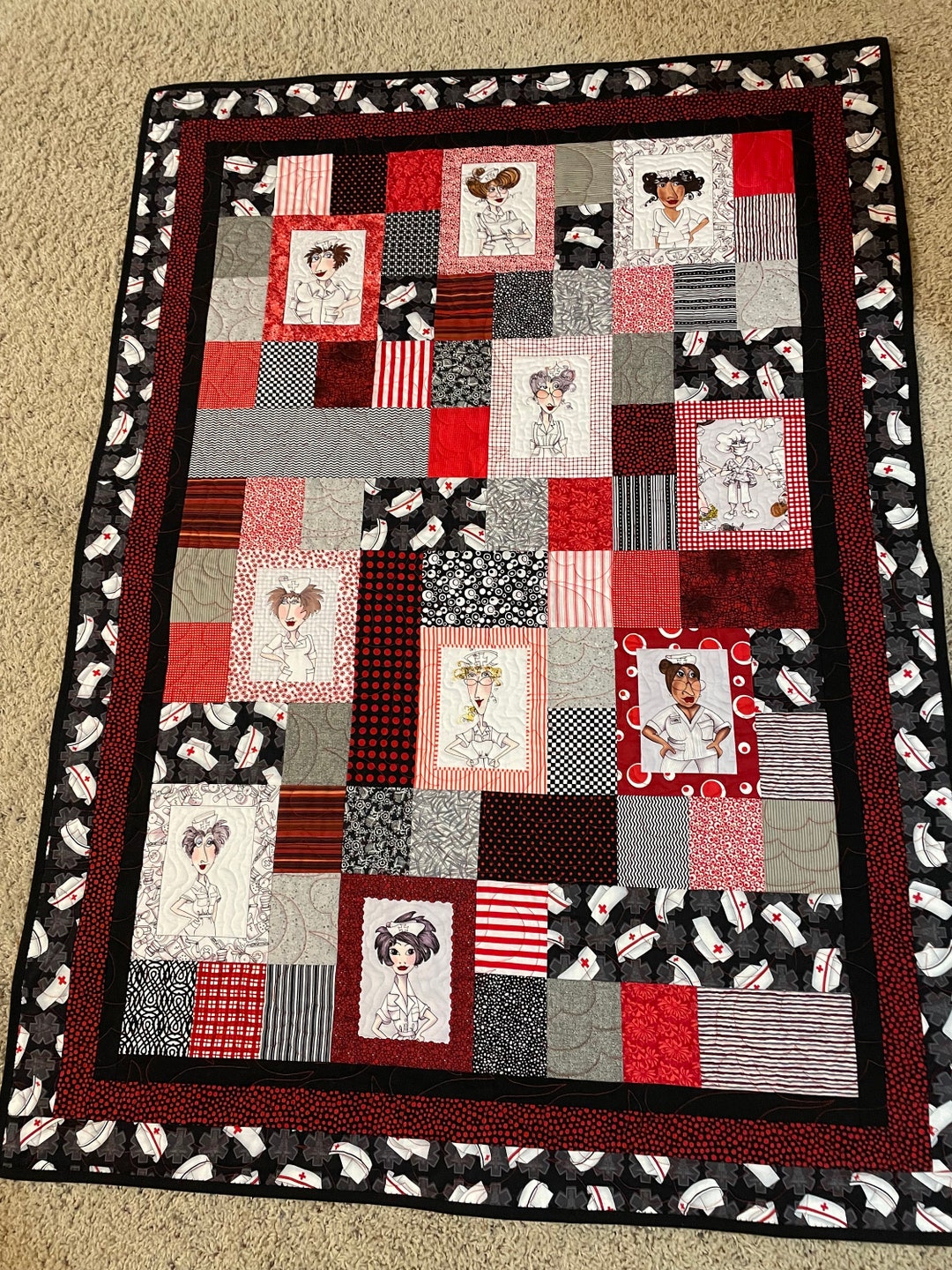 Nifty Nurse Quilt - Etsy