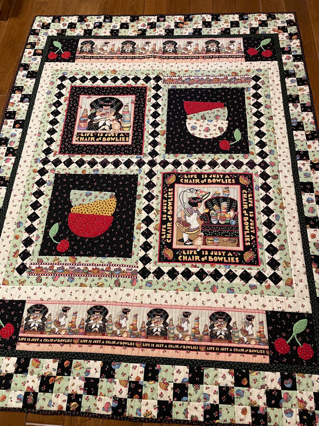 Life is Just a Chair of Bowlies Quilt - Etsy