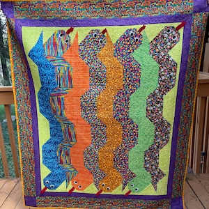 Friendly Snake Quilt - Etsy