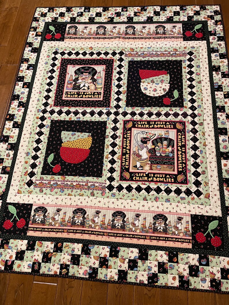 Life is Just a Chair of Bowlies Quilt - Etsy