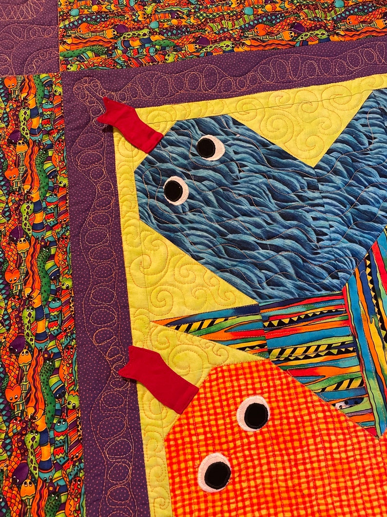 Friendly Snake Quilt - Etsy