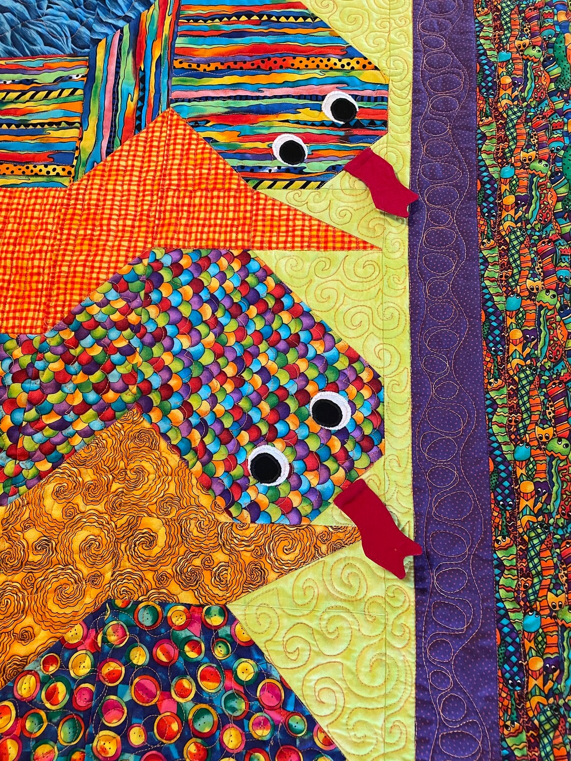 Friendly Snake Quilt - Etsy