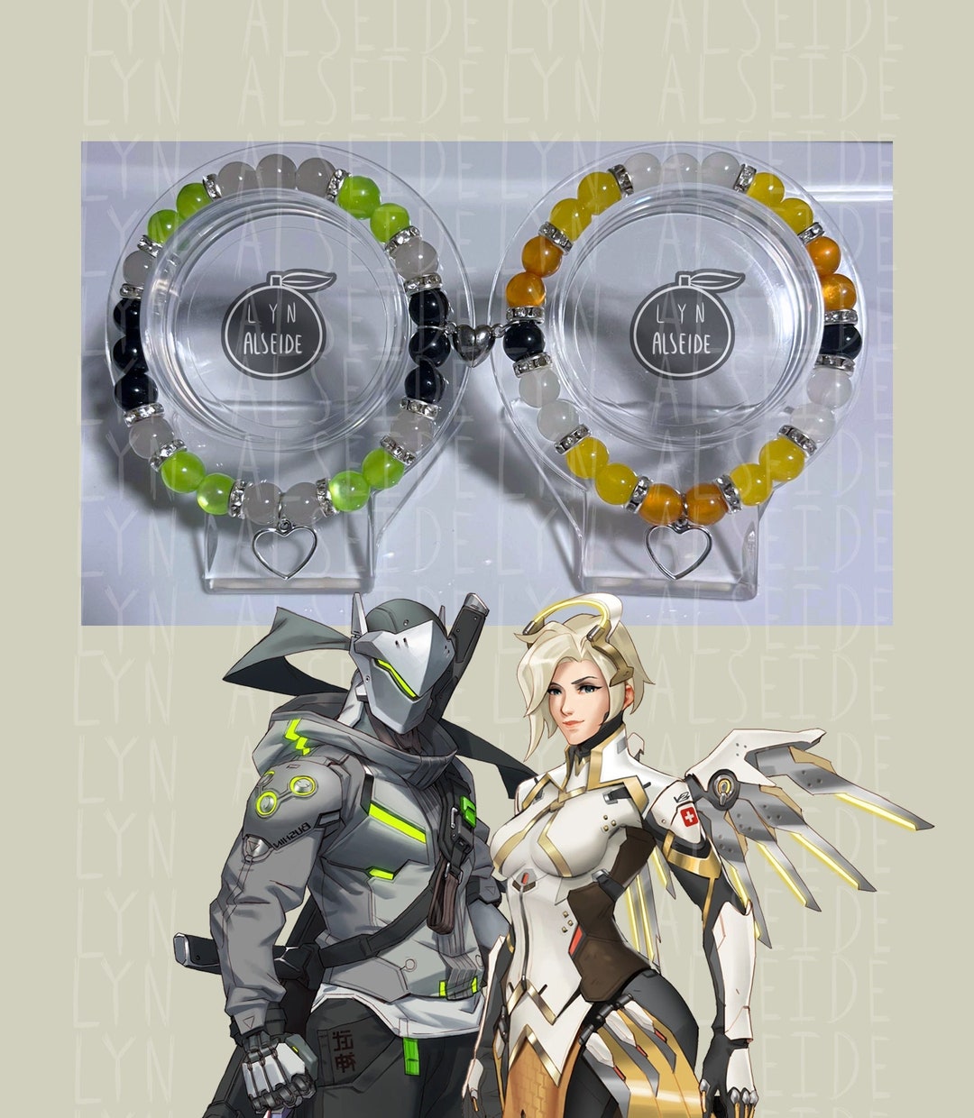 Overwatch Beaded Bracelets, Couple / Duo - Etsy
