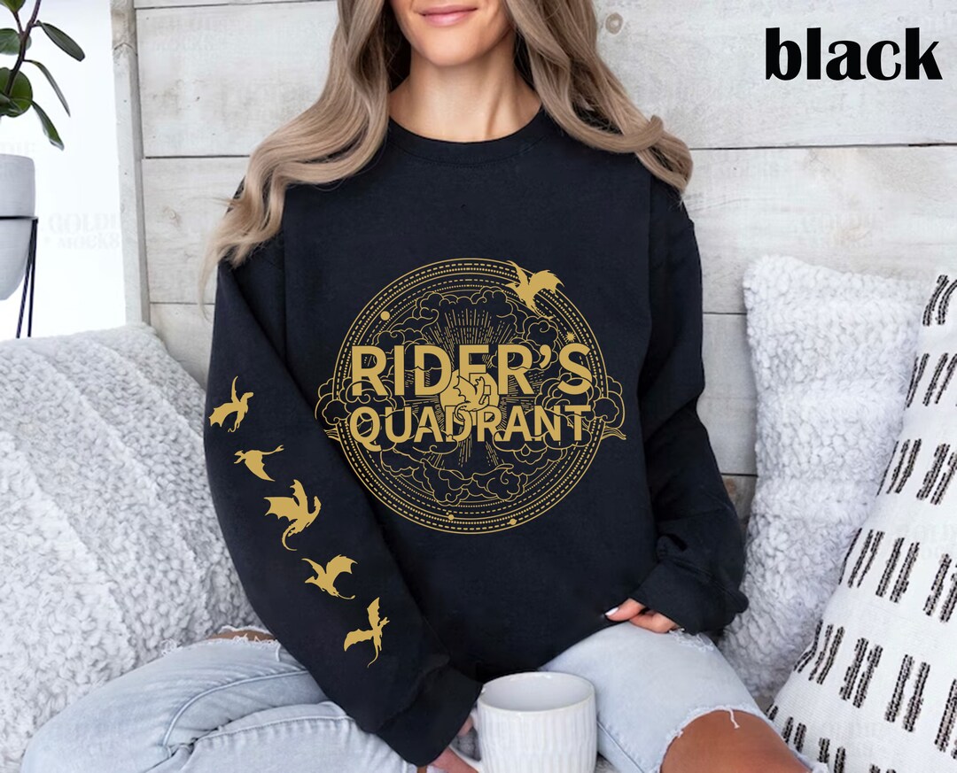 Vintage Riders Quadrant Sweatshirt, Basgiath War College, Rebecca Yarros, Fourth Wing Shirt ...