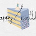 Happy Birthday Cake Card Trio - Etsy