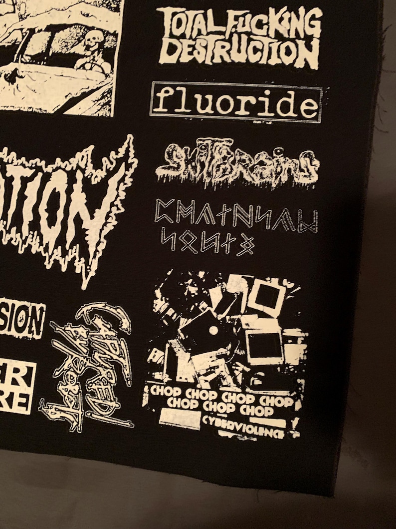 Grindcore Goregrind Patches Sheet - Etsy