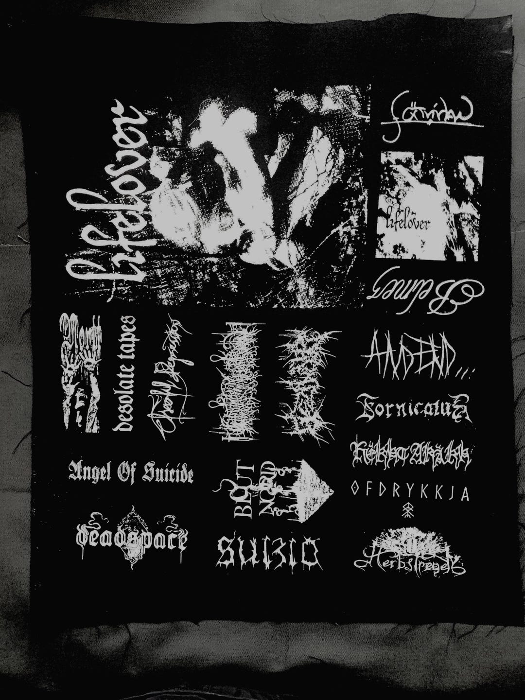 Dsbm Patches Sheet, Black Metal - Etsy