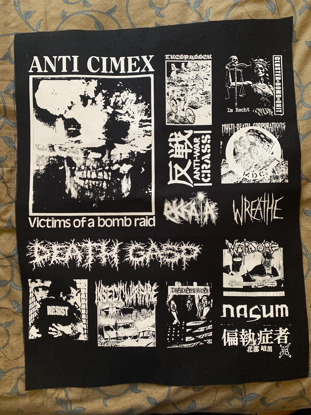 Crust Punk Patches Sheet Grindcore - Etsy