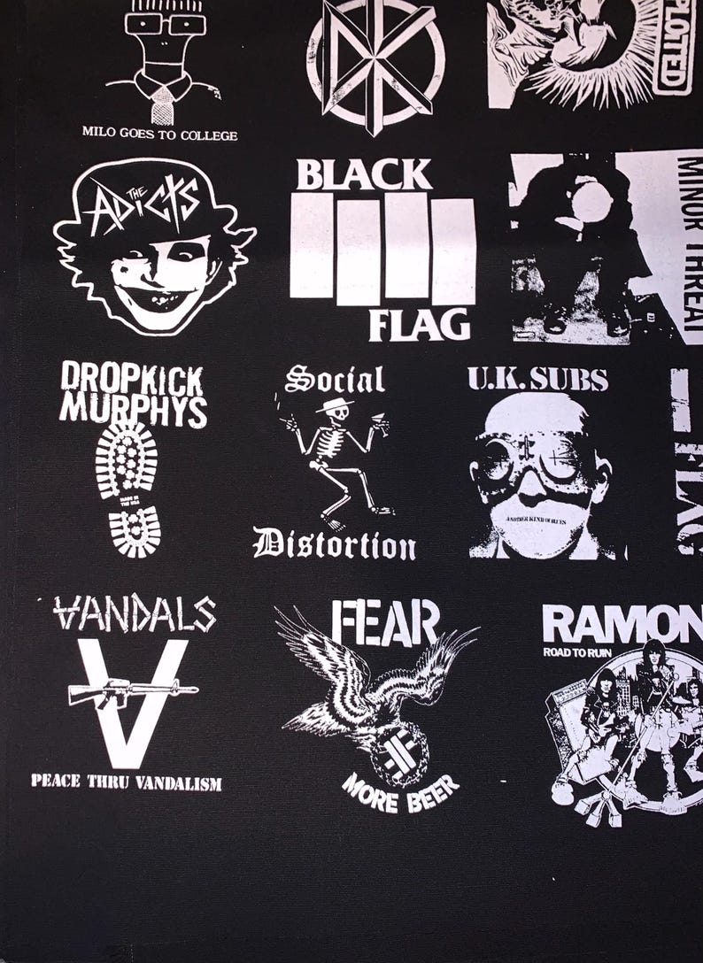 Punk Patches Sheet - Etsy