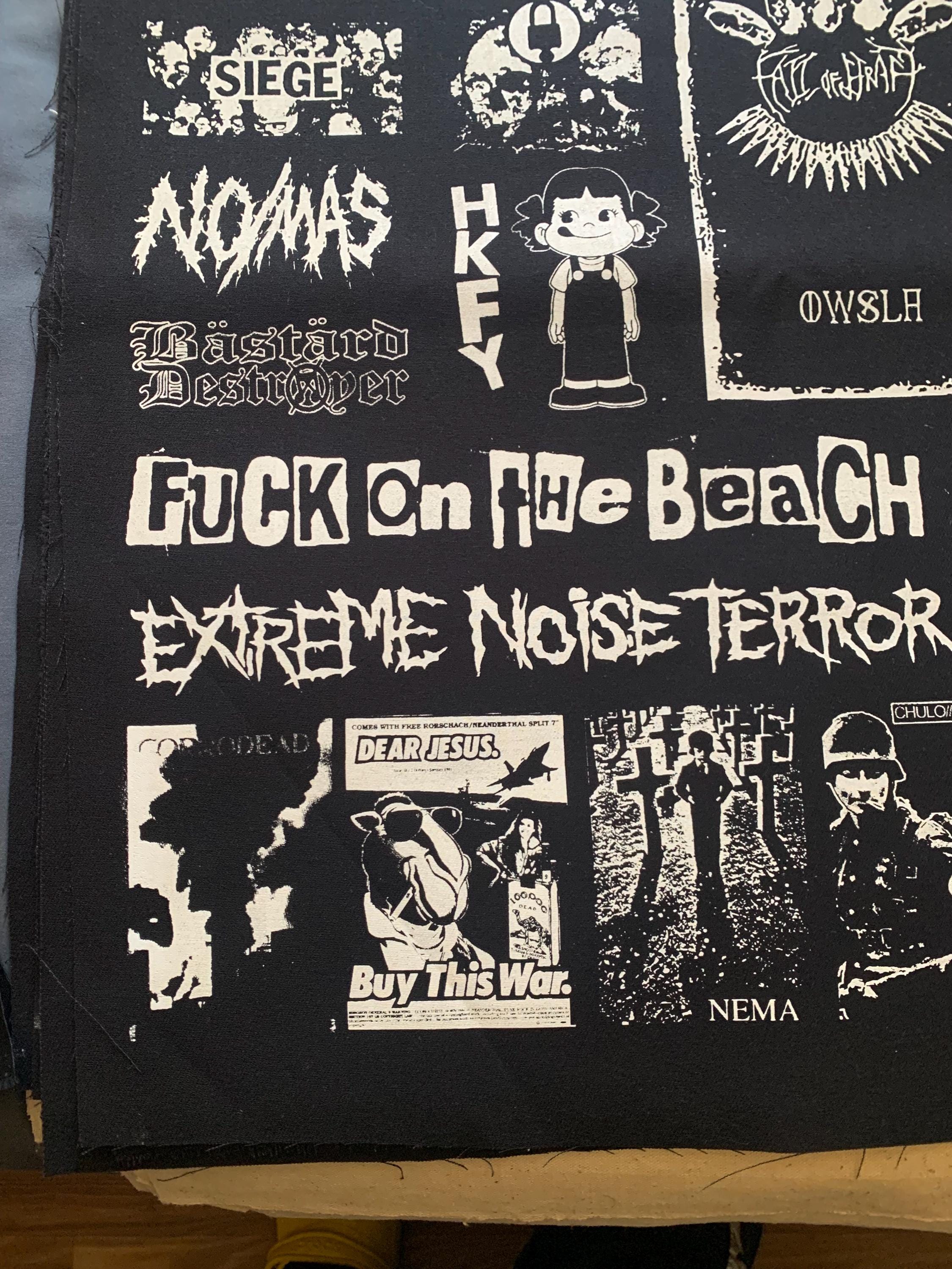 Crust Punk Patches Sheet Grindcore - Etsy