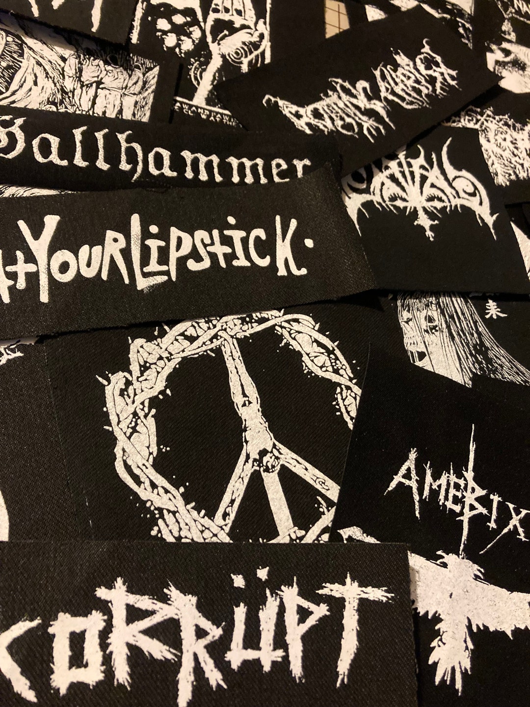 Mystery 20 Patches Metal Dsbm, Death, Crust, Hardcore, Punk, Sludge ...
