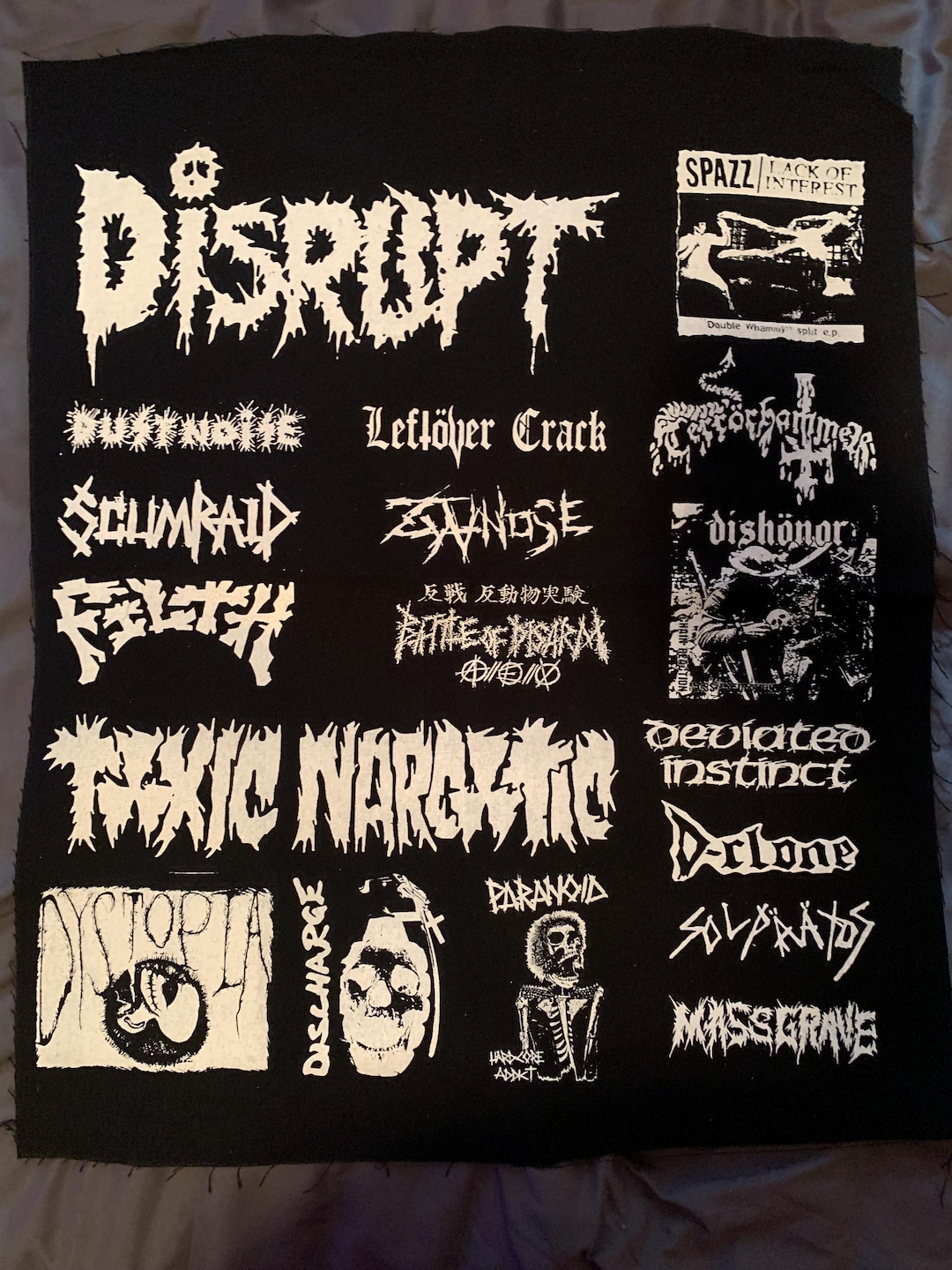 Crust Punk Patches Sheet Grindcore - Etsy
