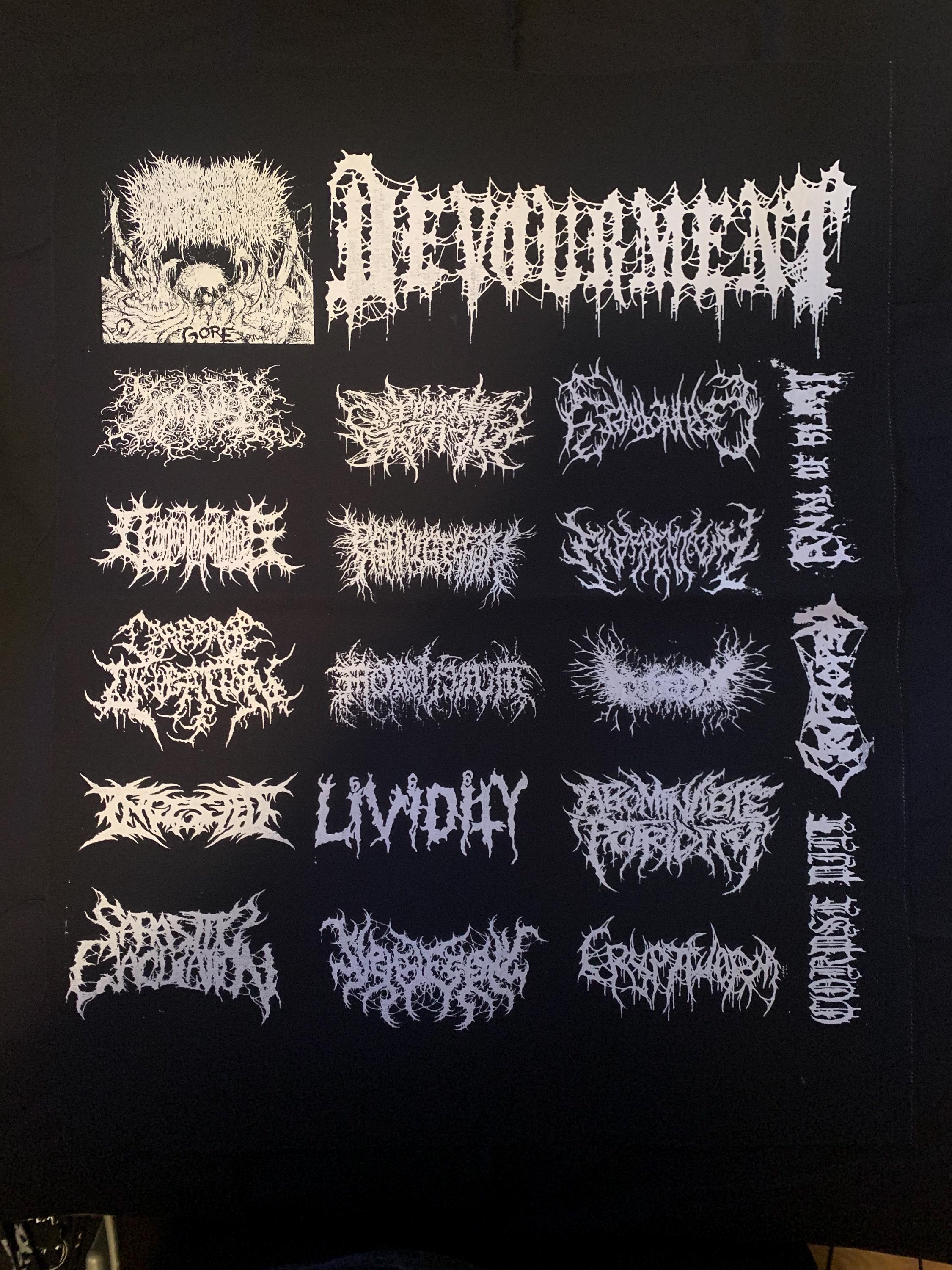Slam and Brutal Death Metal Patches Sheet - Etsy