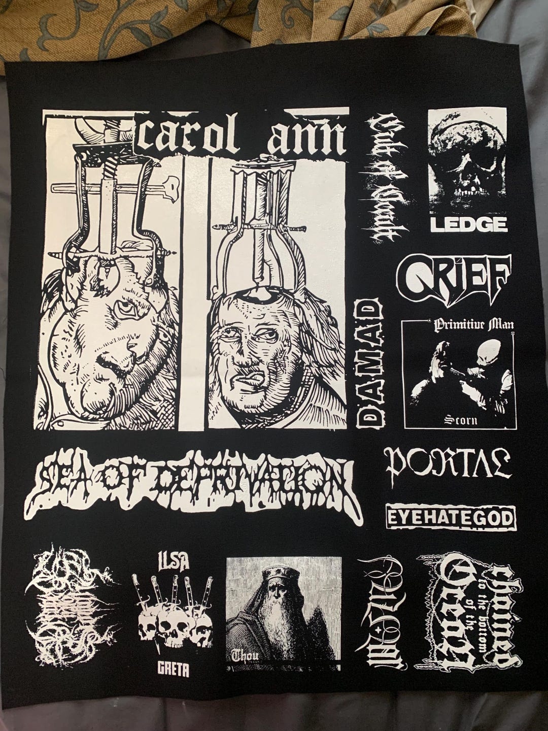 Sludge Metal Patches Sheet Death Doom - Etsy