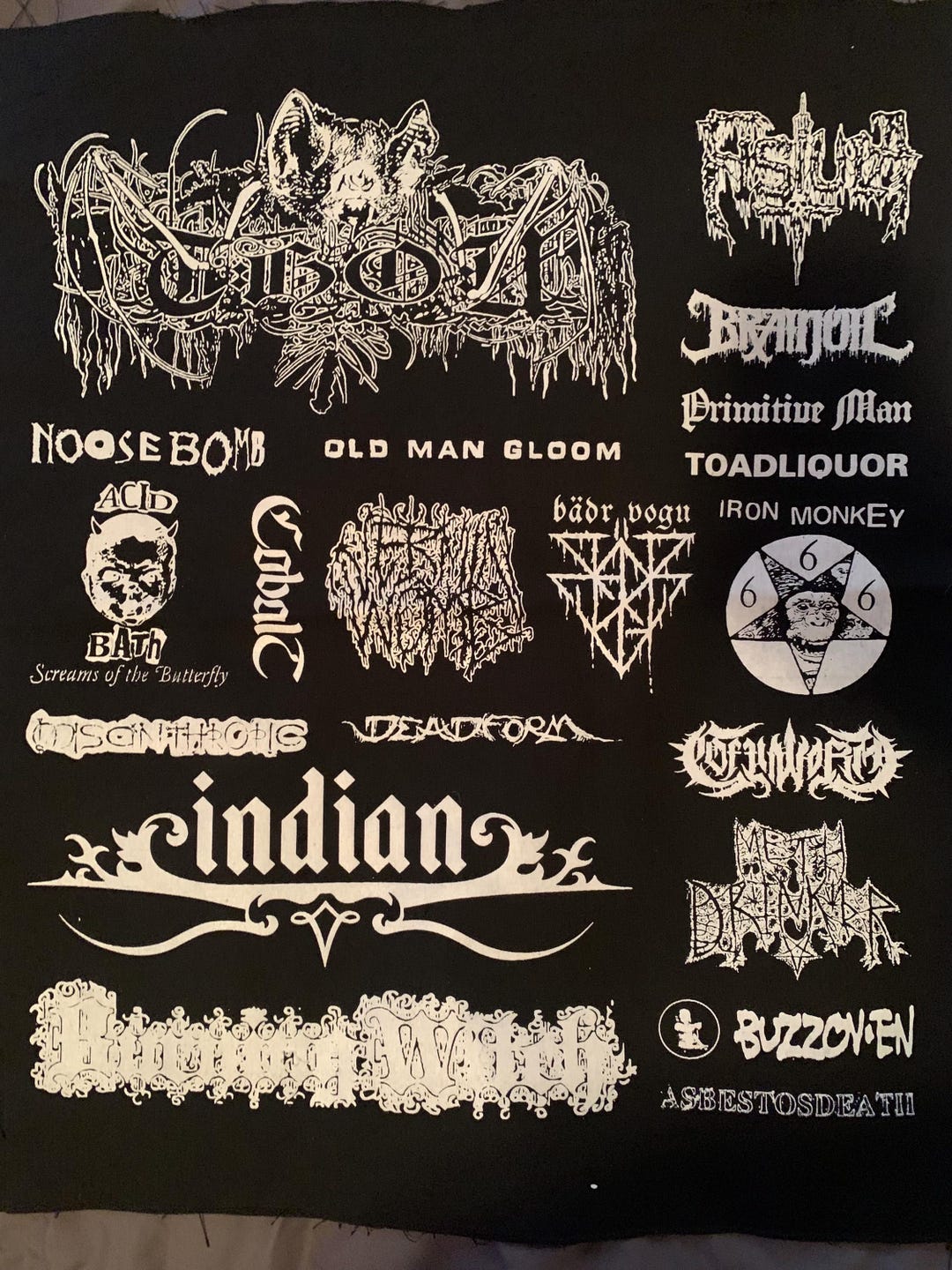 Sludge Metal Patches Sheet Death Doom - Etsy