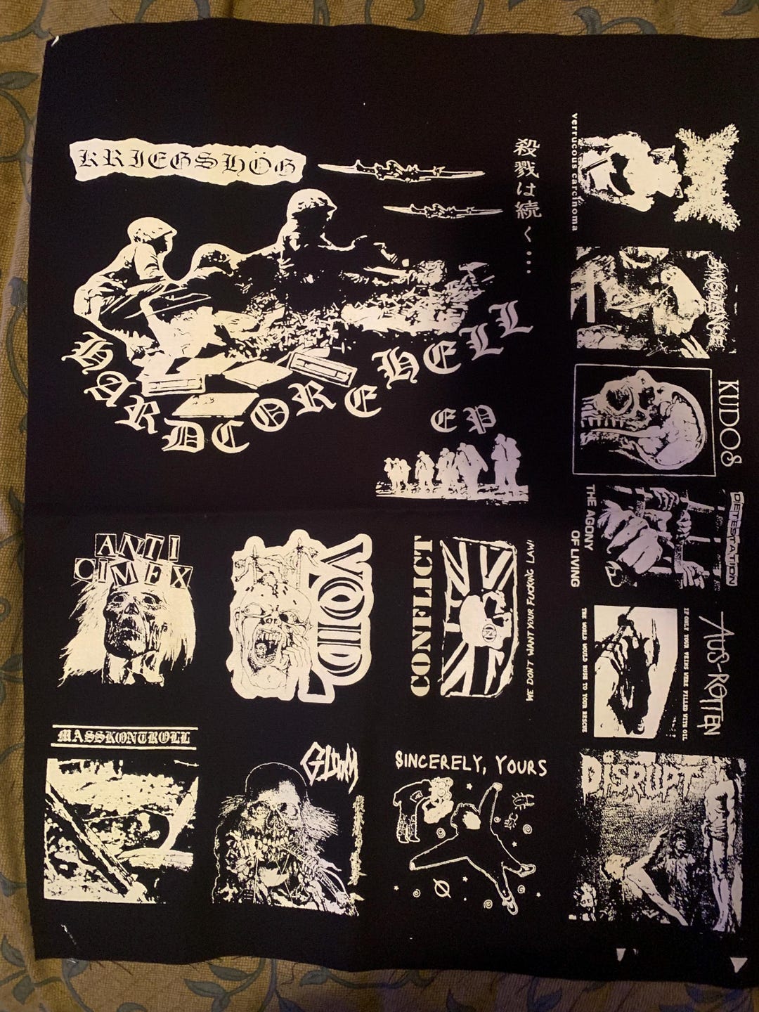Crust Punk Patches Sheet Grindcore Goregrind - Etsy