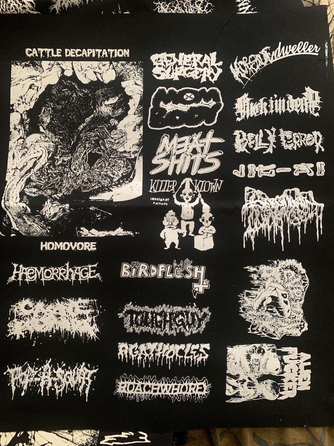 Goregrind Patches Sheet Grindcore - Etsy