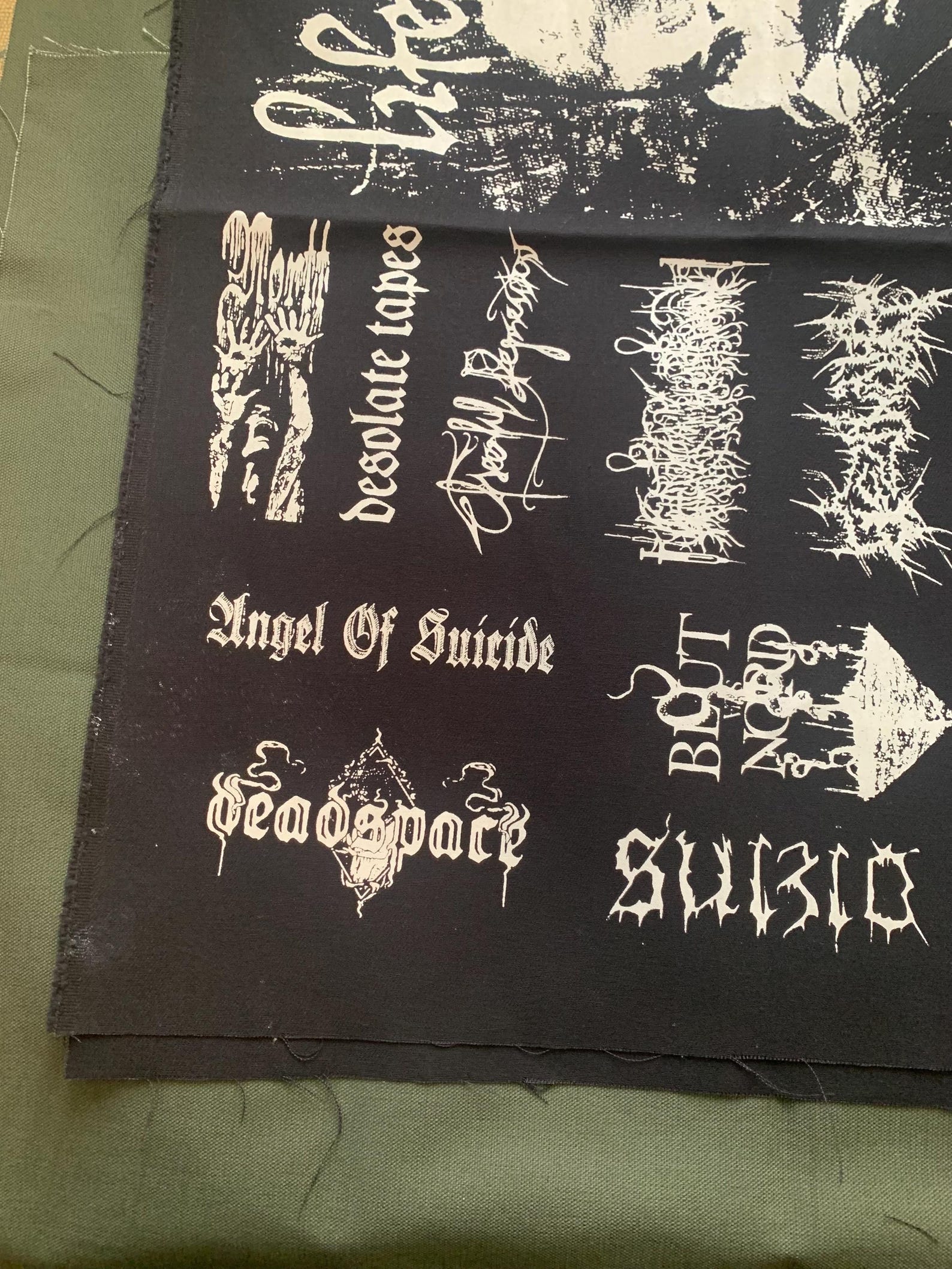 Dsbm Patches Sheet, Black Metal - Etsy