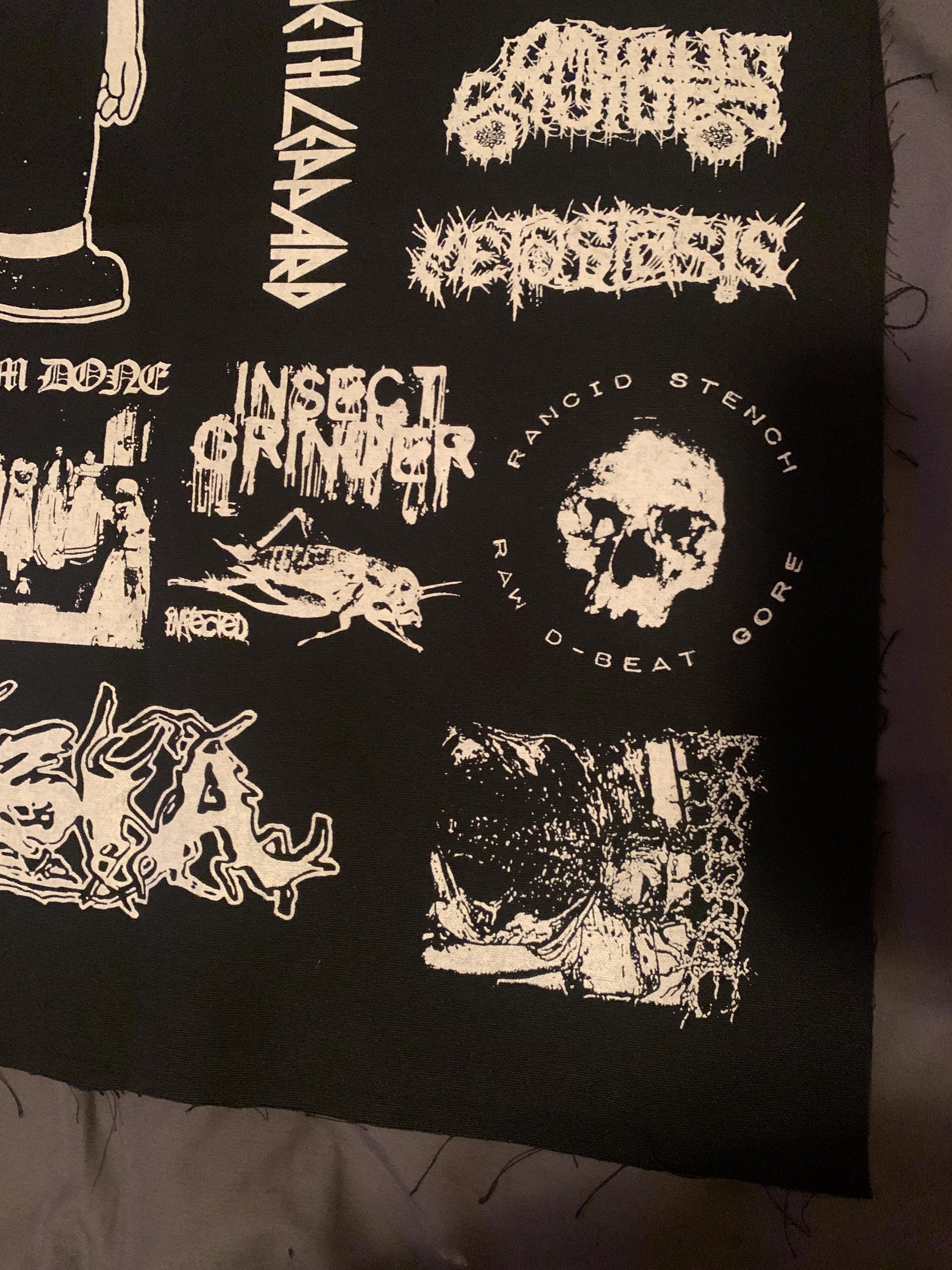 Grindcore Goregrind Patches Sheet - Etsy