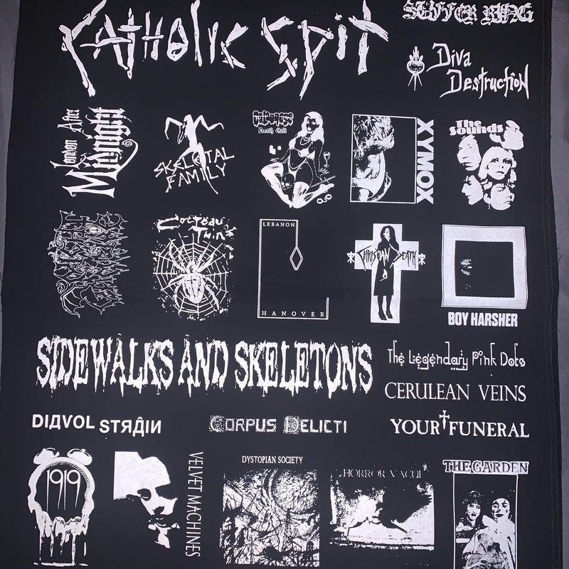 Goth Patches Deathrock - Etsy