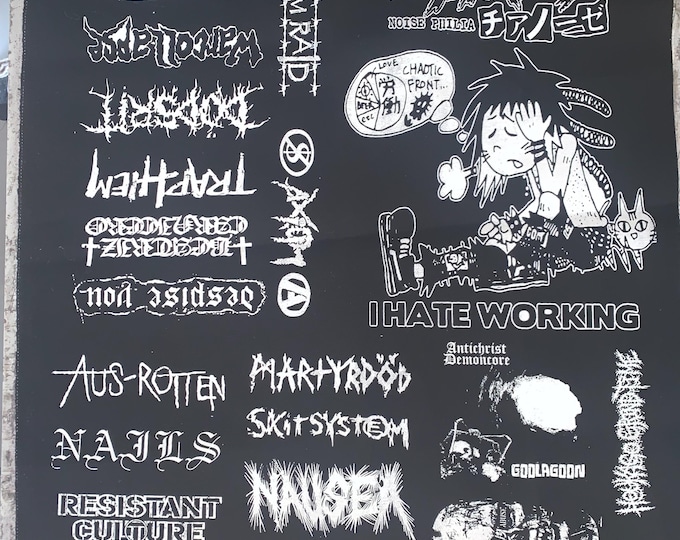 Scalp Punk Patch - Etsy